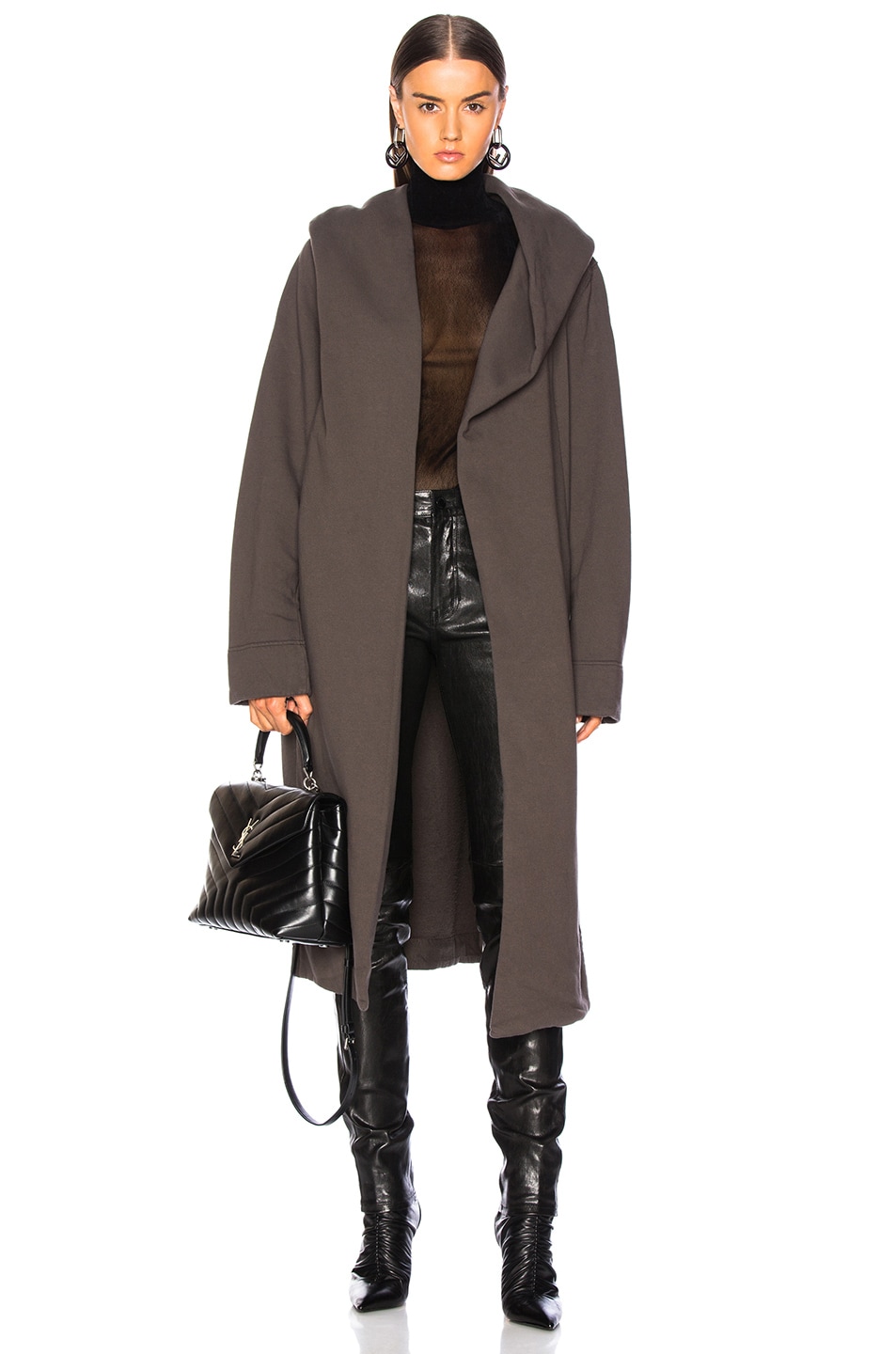 DRKSHDW by Rick Owens Spa Robe in Dark Dust | FWRD