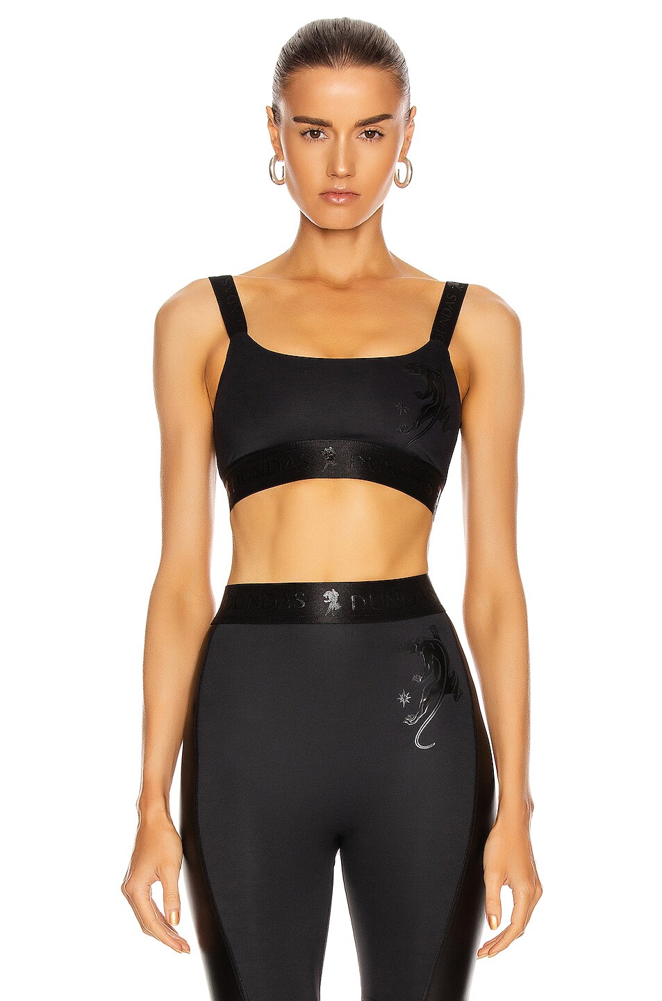 Dundas for FWRD Crop Top in Black | FWRD