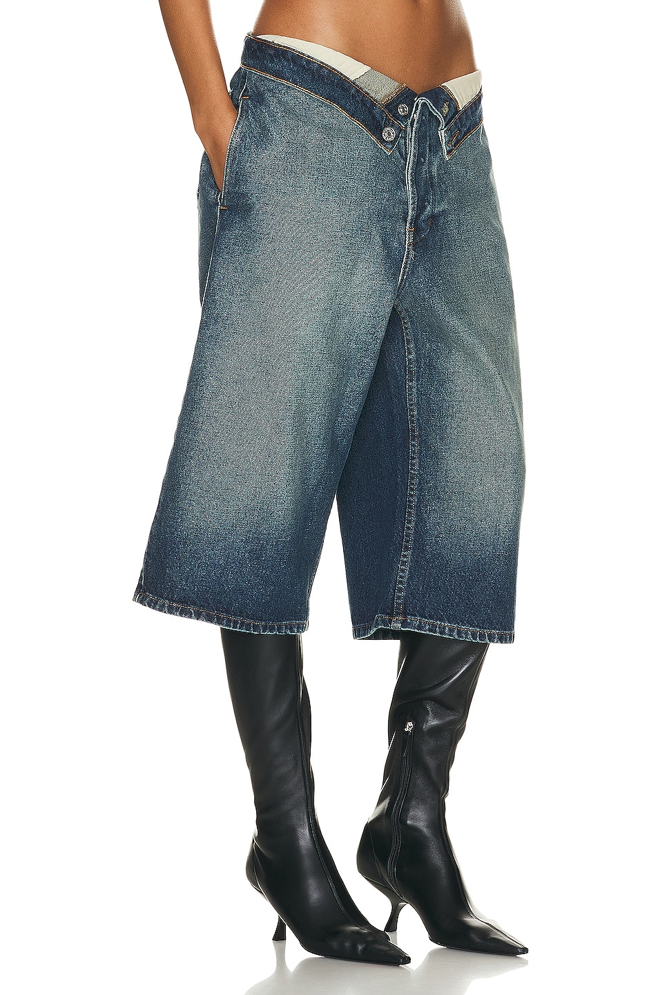 EB Denim Madison Capris in Blue Dream | FWRD