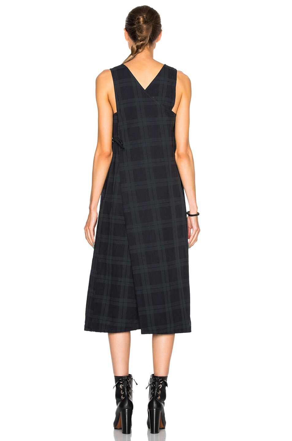 Engineered Garments Cotton Poplin Sun Dress in Blackwatch | FWRD