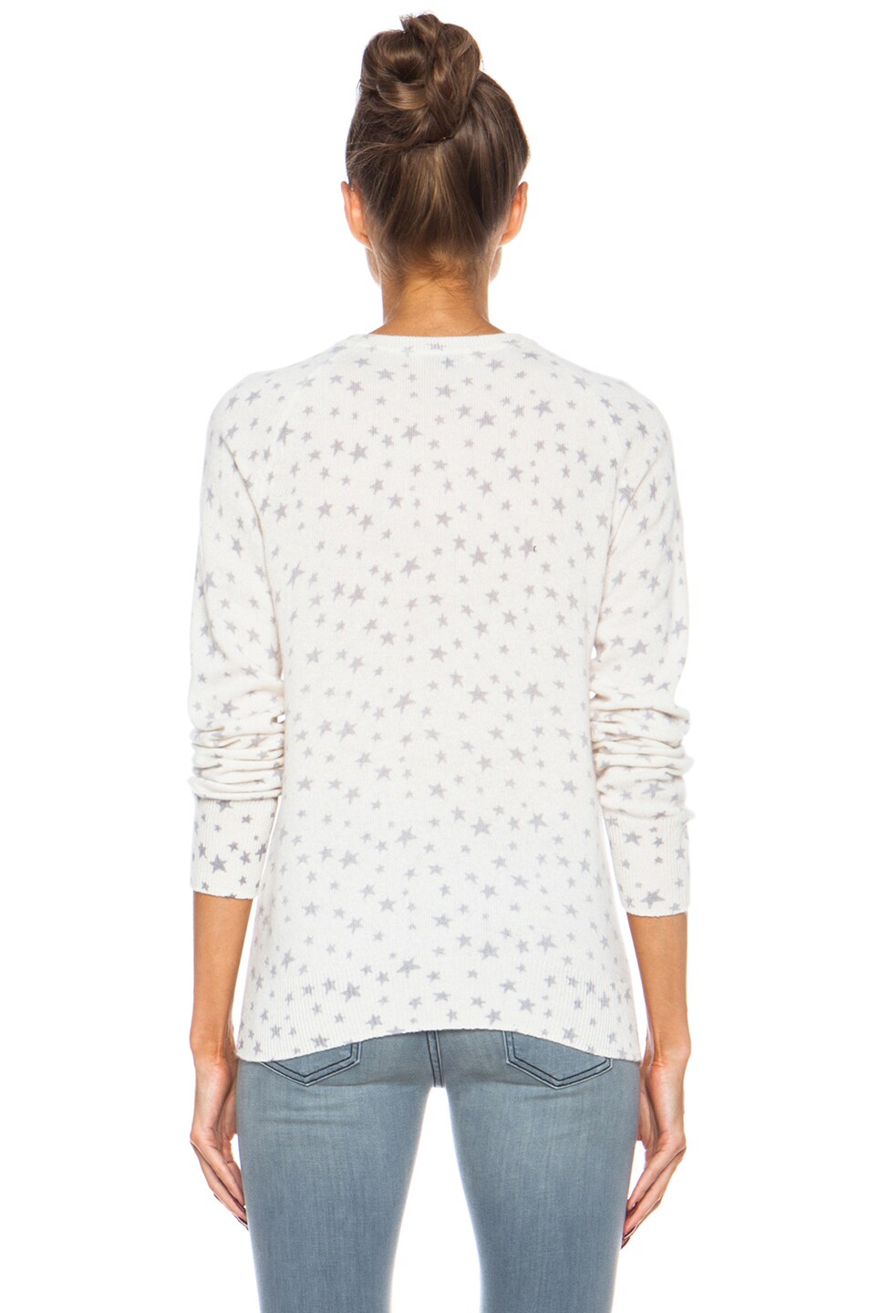 Equipment Sloane Star Spray Sweater in Ivory Multi | FWRD