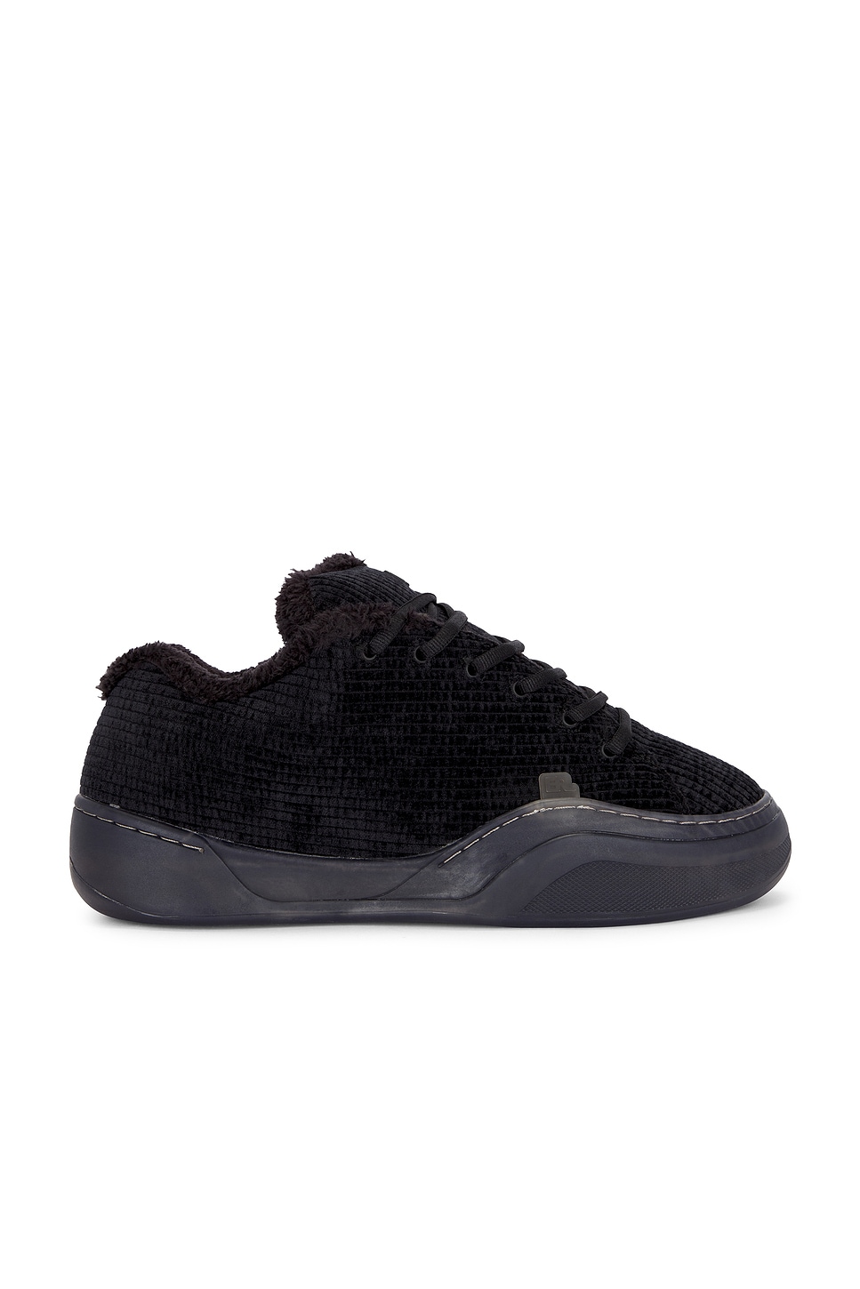 ERL Corduroy Vamp Sneakers in Black | FWRD