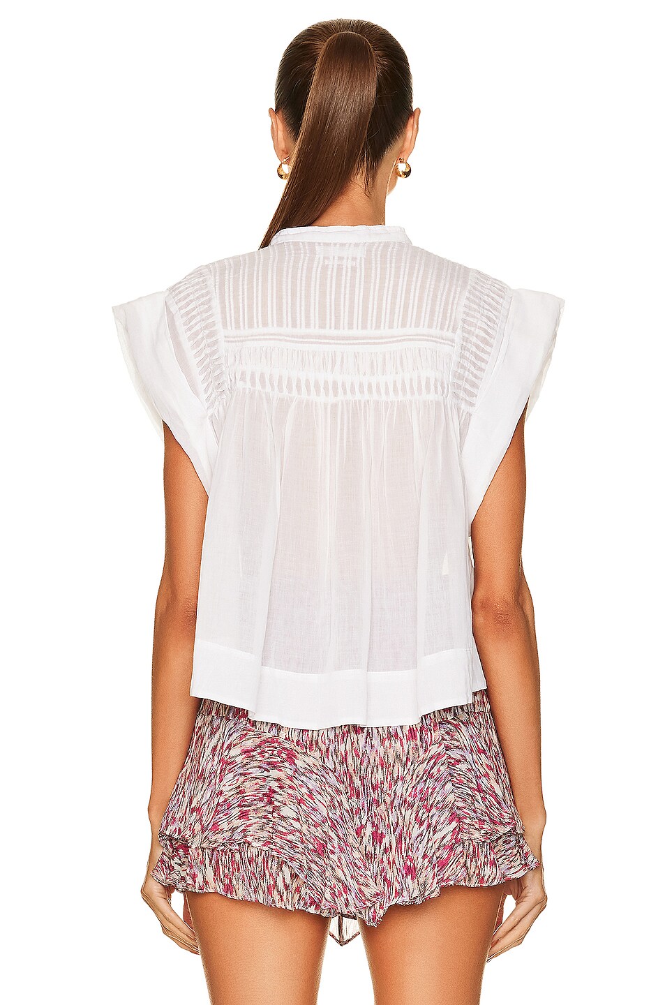 Isabel Marant Etoile Lapao Top in White | FWRD