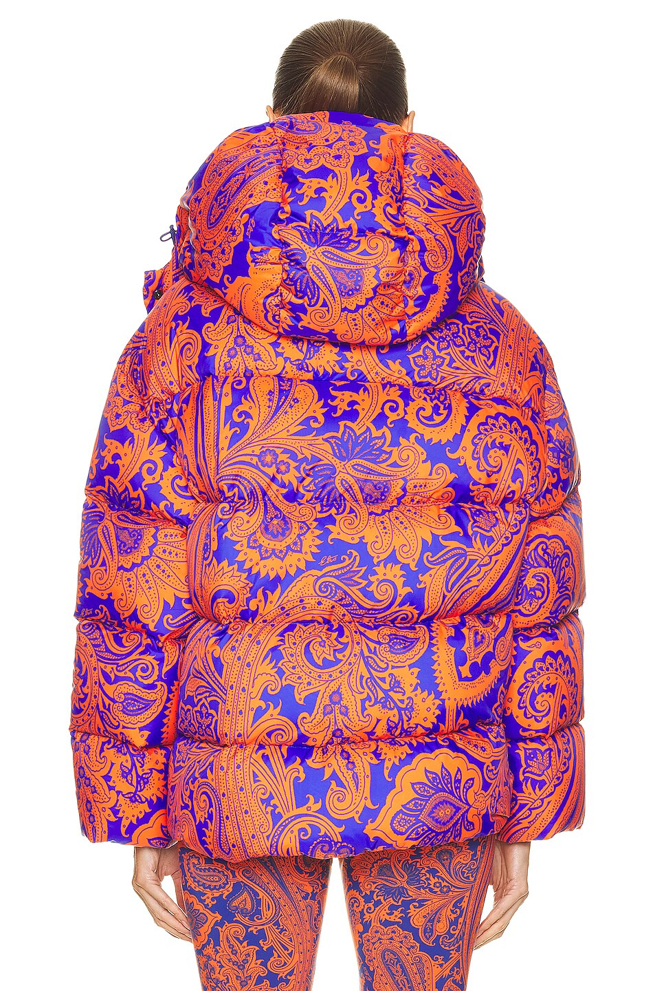 Etro Paisley Puffer Jacket in Rosso | FWRD