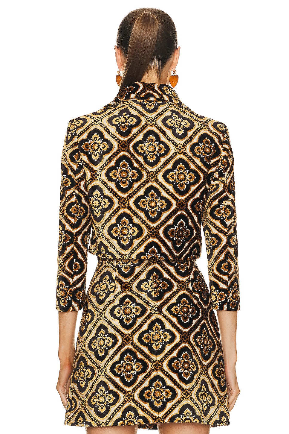 Etro Printed Jacket in Black | FWRD