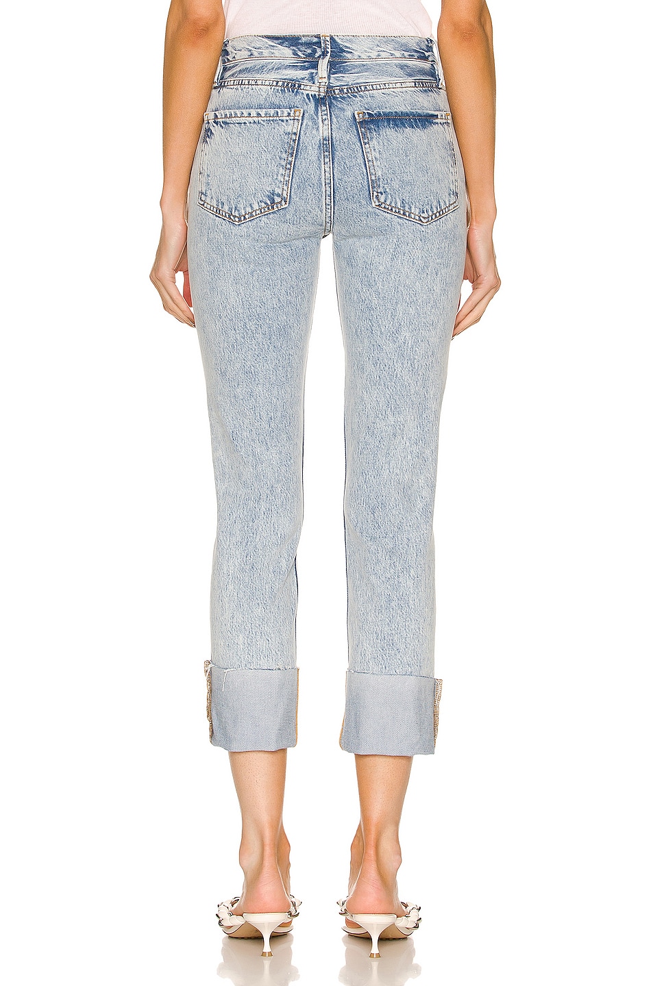 FRAME Le Piper Wide Cuff in Richlake | FWRD