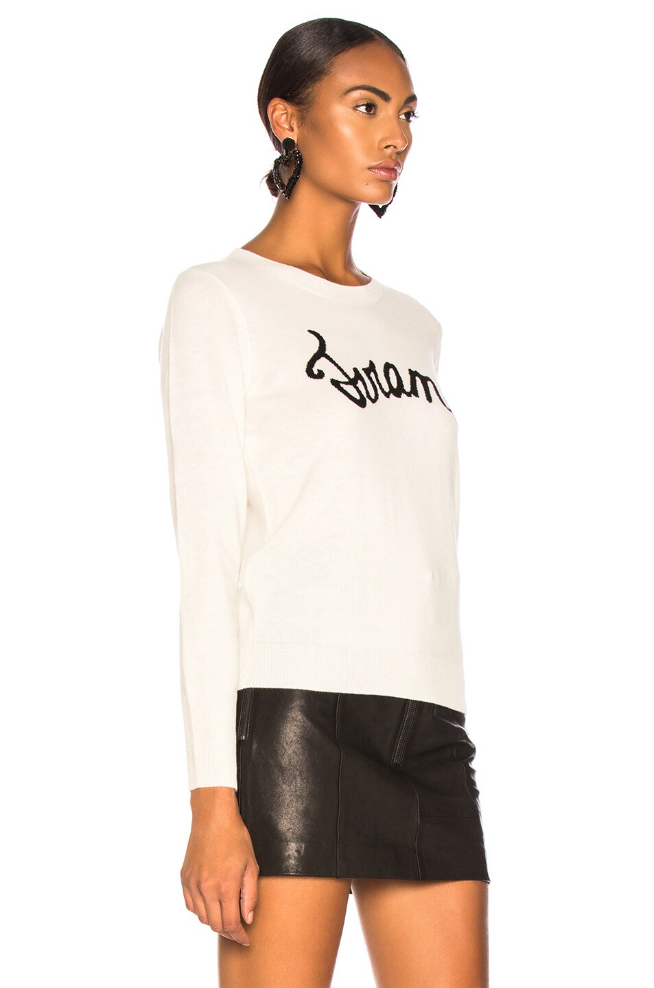 FRAME Cursive Sweater in Off White | FWRD