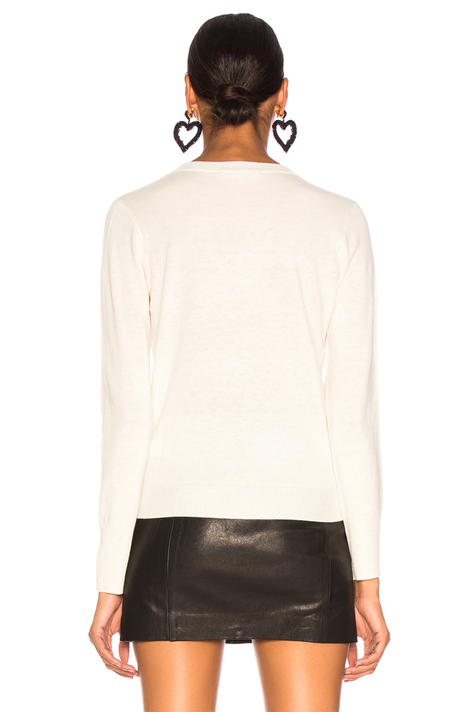 FRAME Cursive Sweater in Off White | FWRD