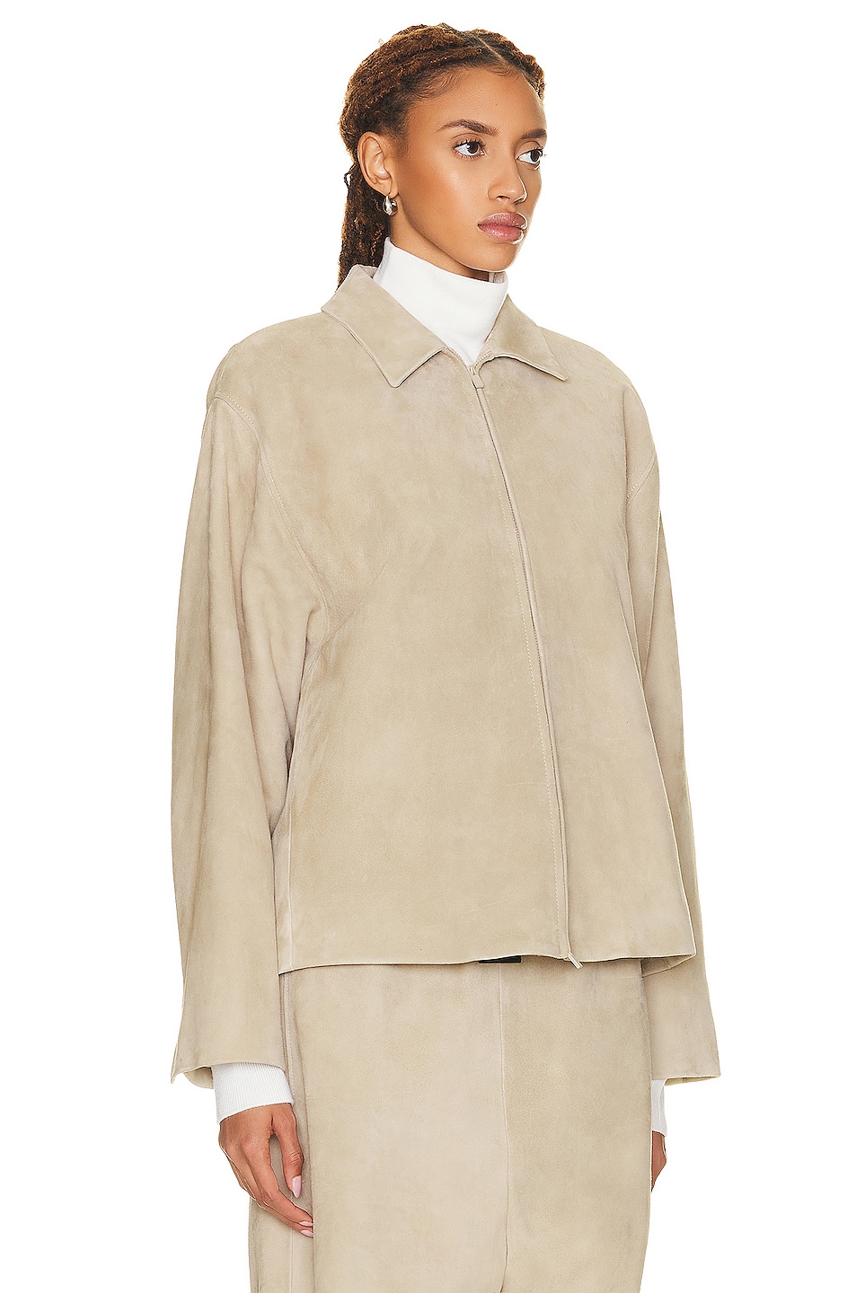 Fear of God Eternal Suede Jacket in Dusty Beige | FWRD