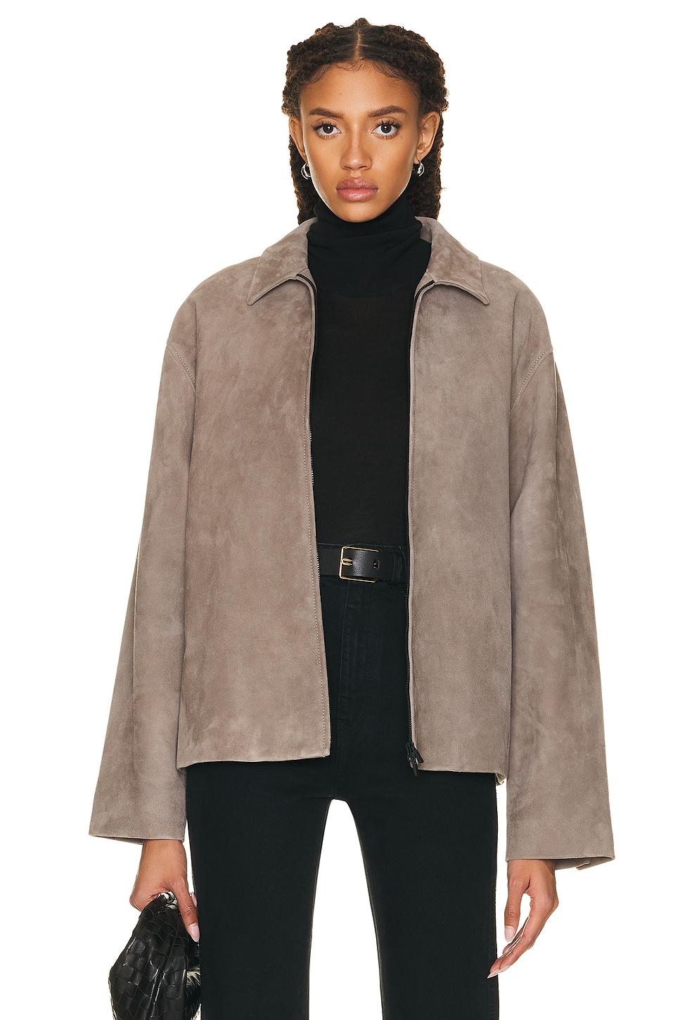 Fear of God Eternal Suede Jacket in Dusty Concrete | FWRD
