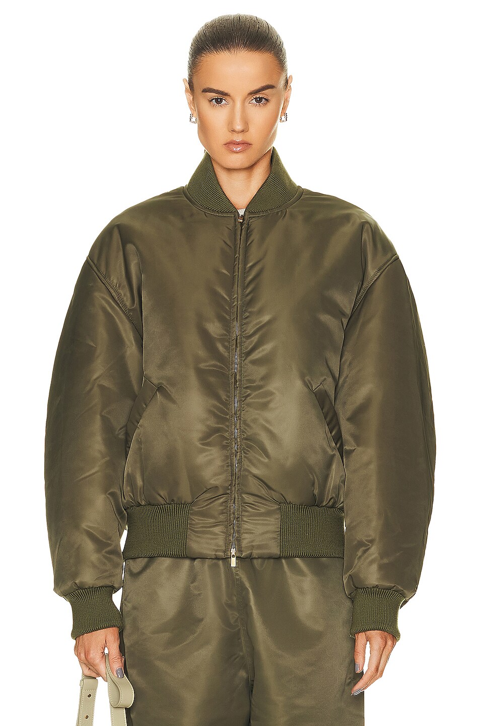 Fear of God Eternal Bomber Jacket in Olive | FWRD