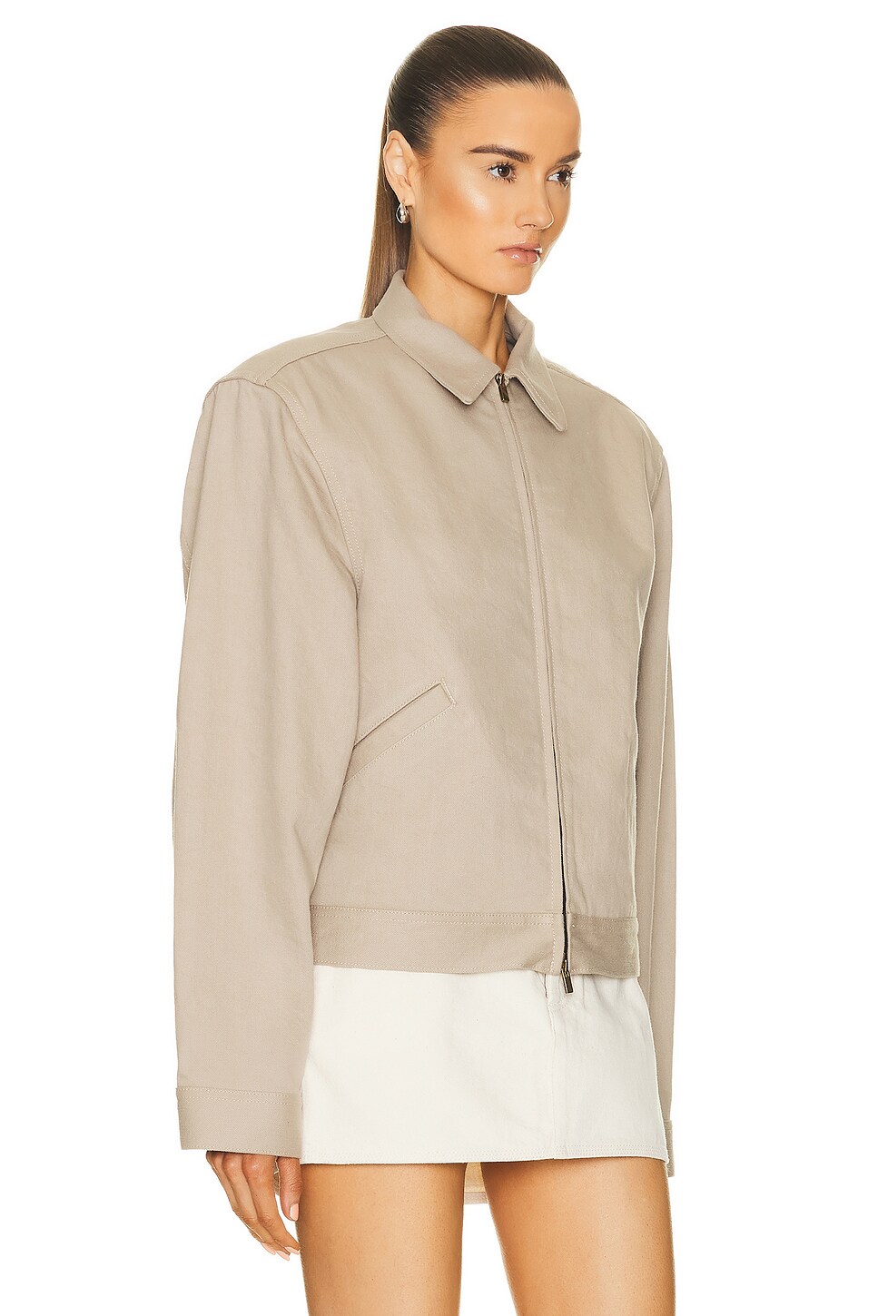 Fear of God Eternal Denim Jacket in dusty beige | FWRD