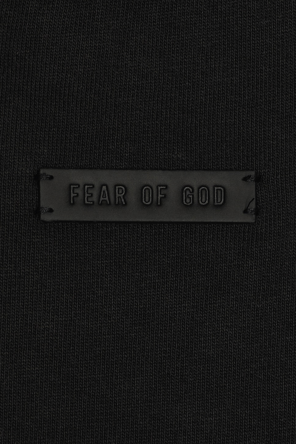 Fear of God Long Sleeve Logo Tee in Black | FWRD