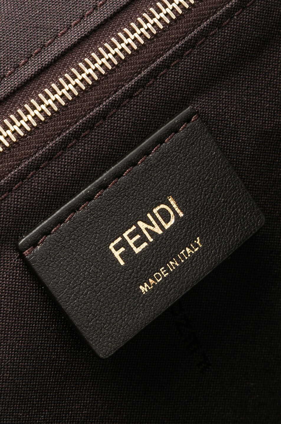 Fendi Fendi Mania Logo Fanny Pack in Brown & Navy | FWRD