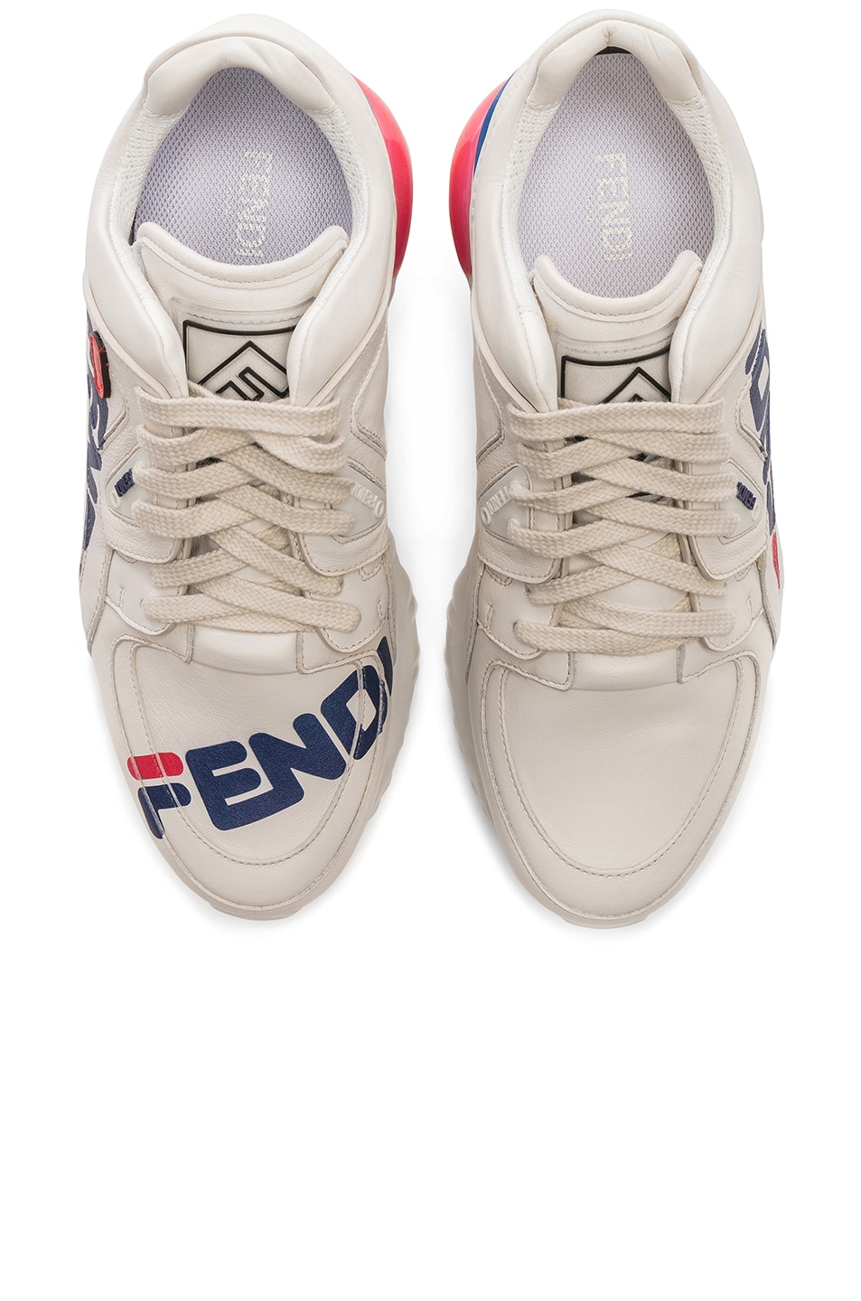 Fendi x FILA Logo Sneakers in White | FWRD
