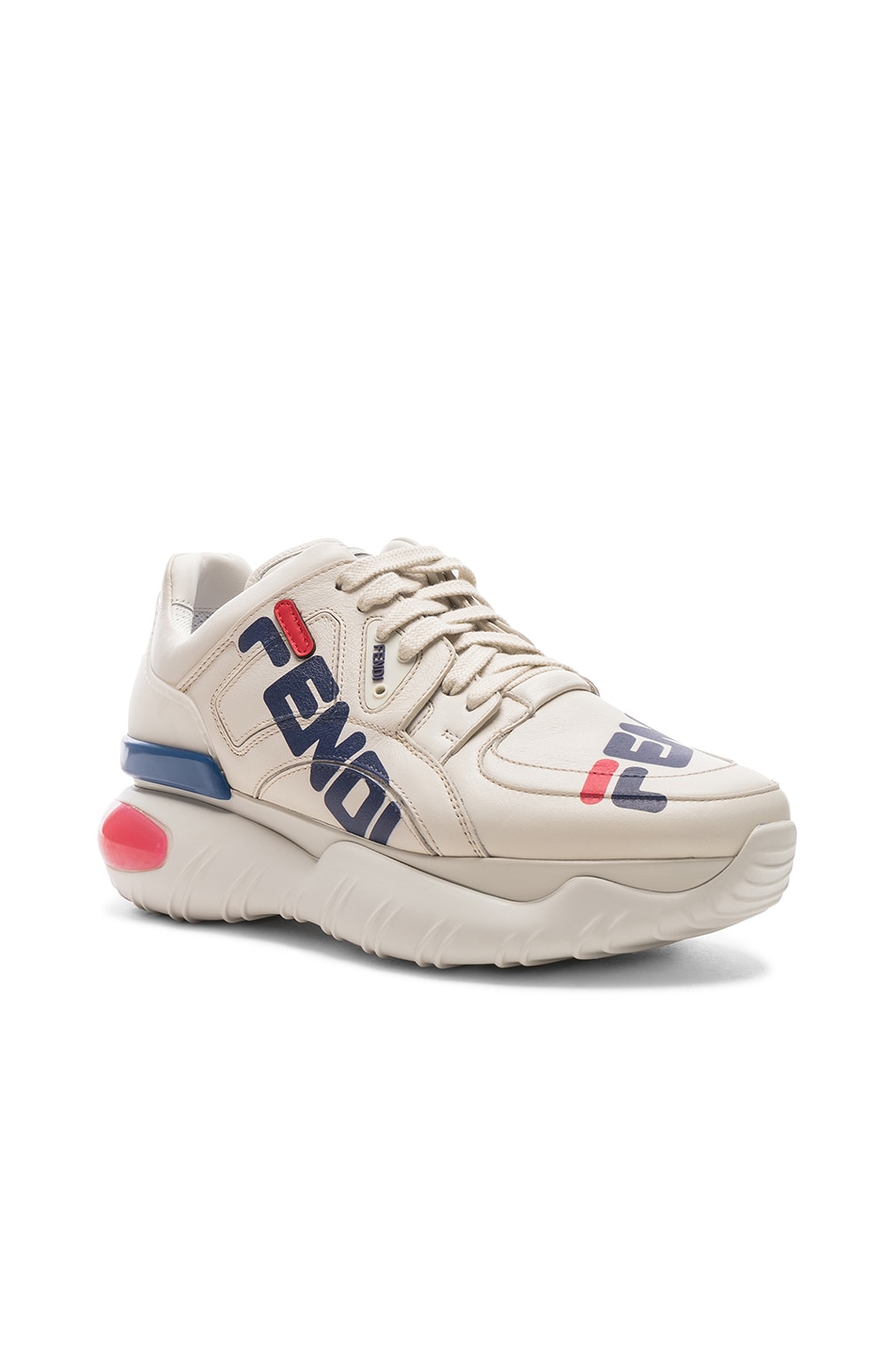 Fendi x FILA Logo Sneakers in White | FWRD