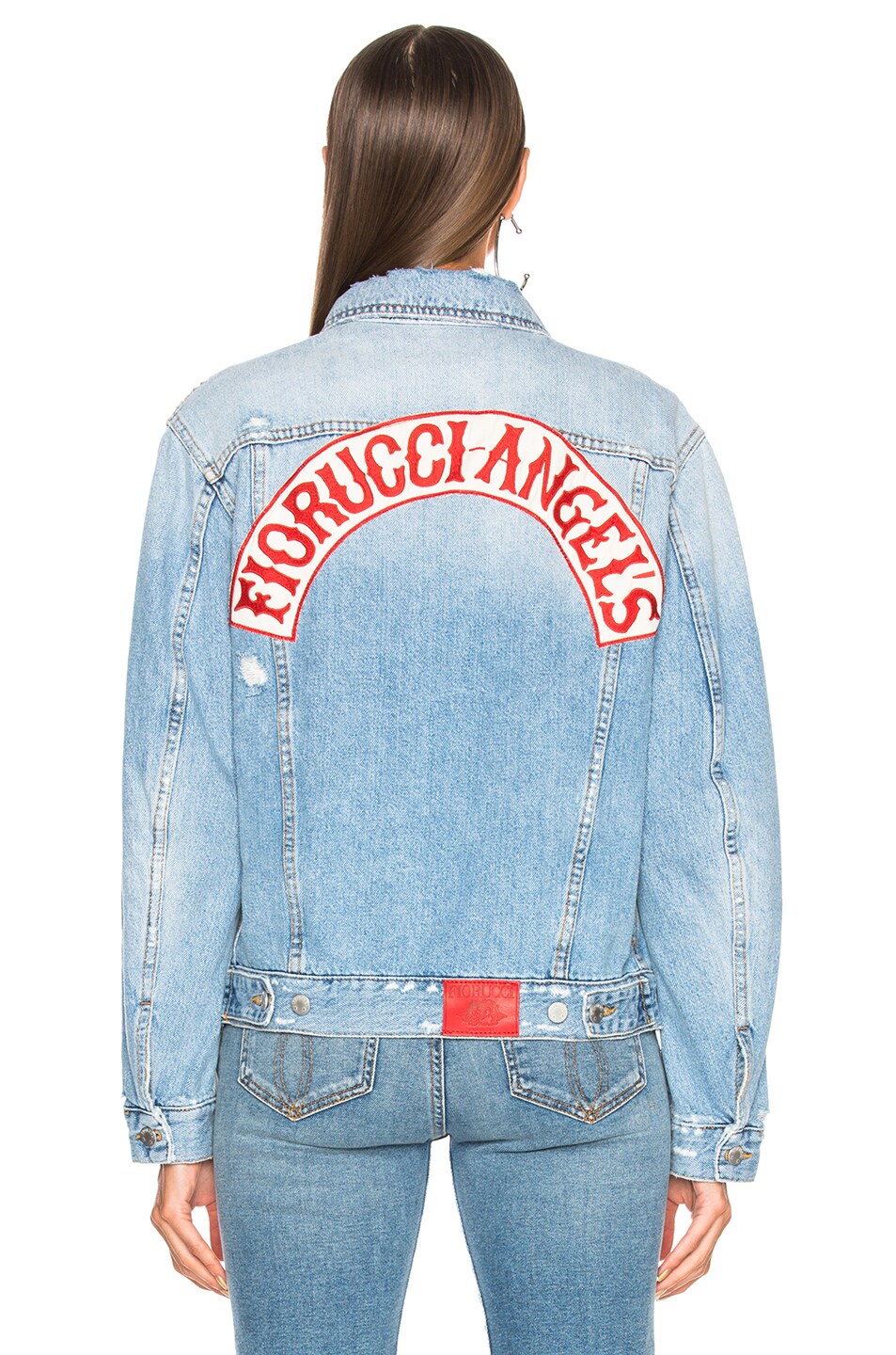 FIORUCCI Nico Oversized Trucker Jacket in Light Vintage | FWRD