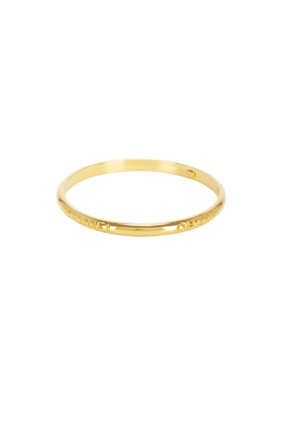 FWRD Renew Chanel Bangle Bracelet in Gold | FWRD