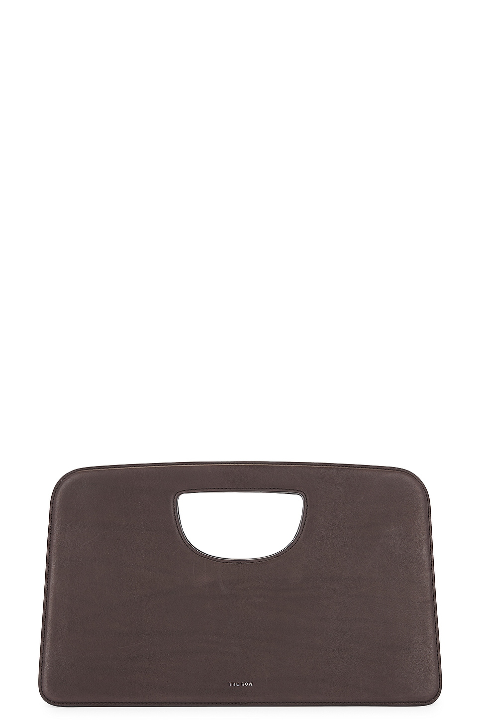FWRD Renew The Row Ew Austin Top Handle Bag in Dark Brown PLD | FWRD