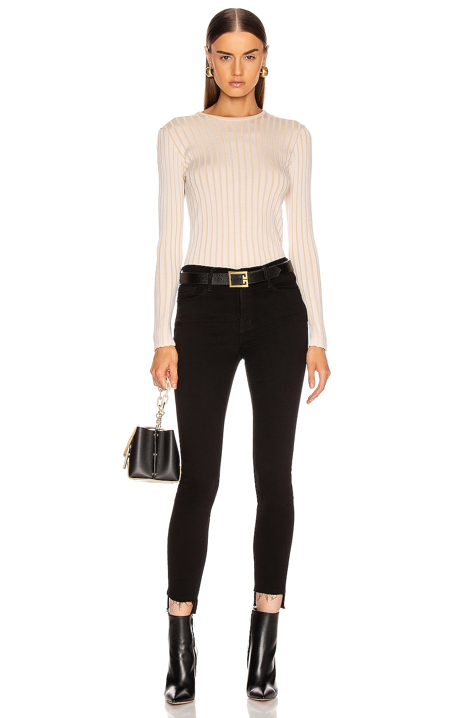 FRAME Denim Le Stagger in Film Noir | FWRD