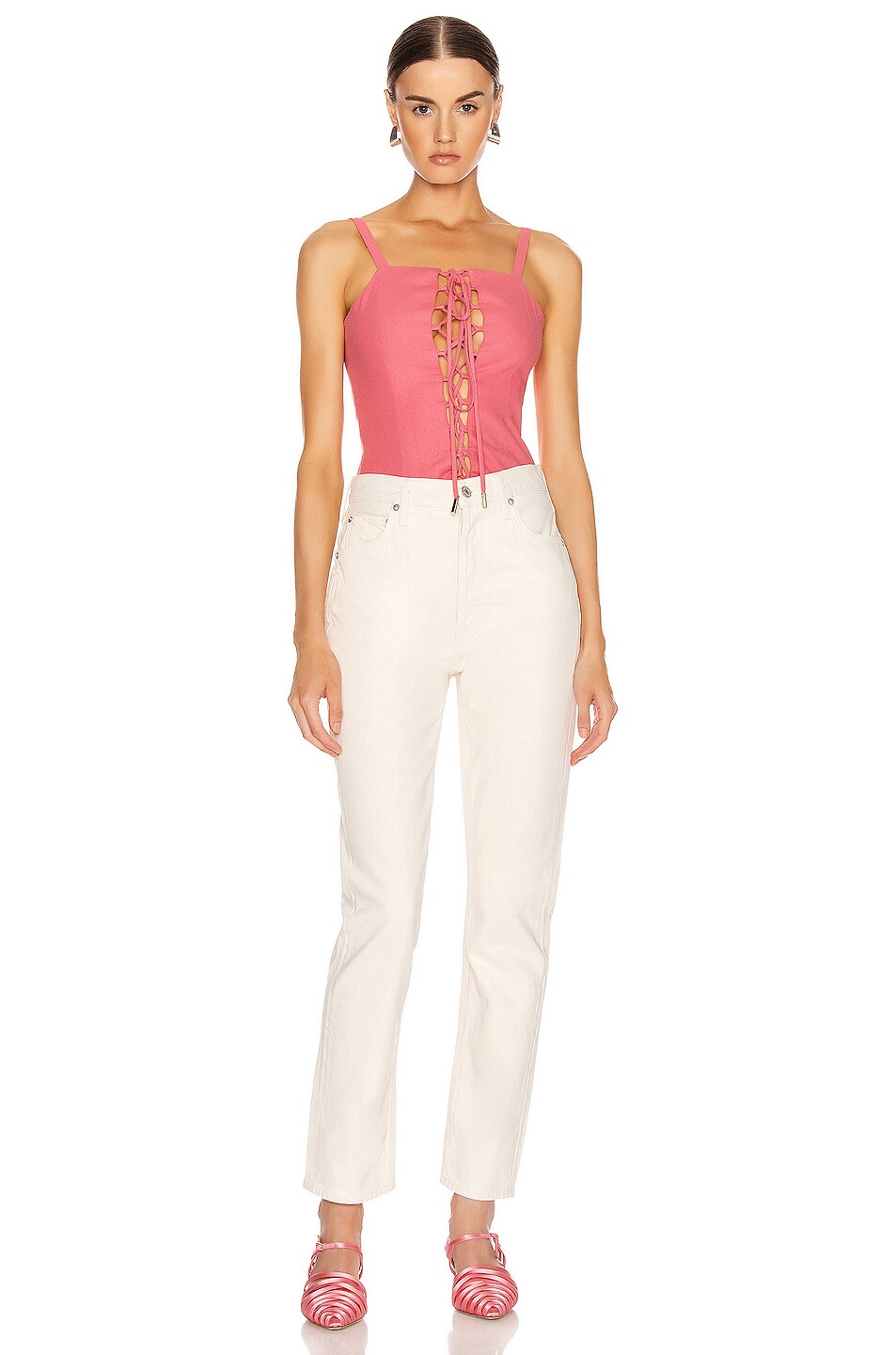 Cult Gaia Coryn Top in Bubblegum | FWRD