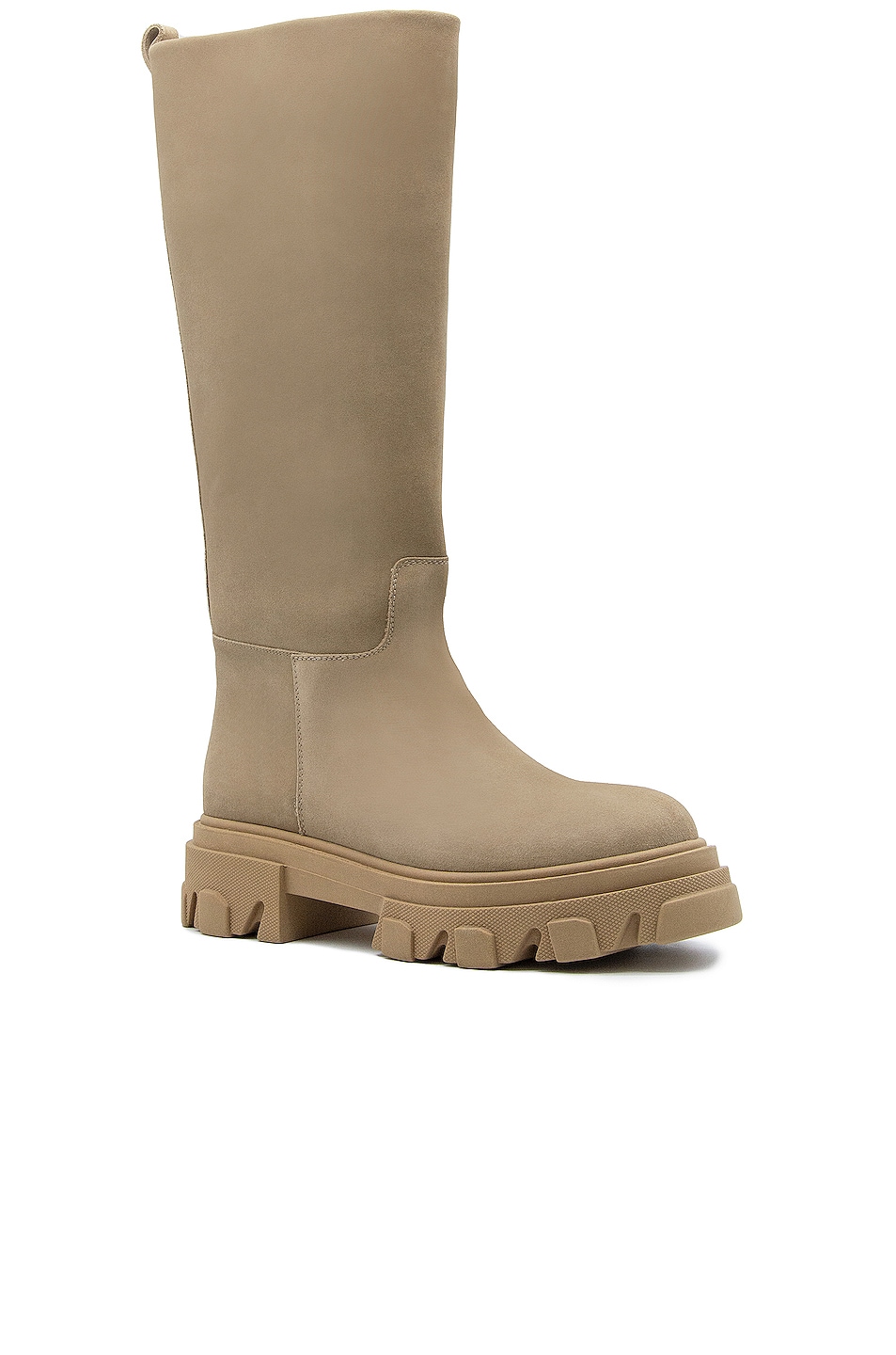 GIA BORGHINI x Pernille Teisbaek Tubular Boot in Sand | FWRD