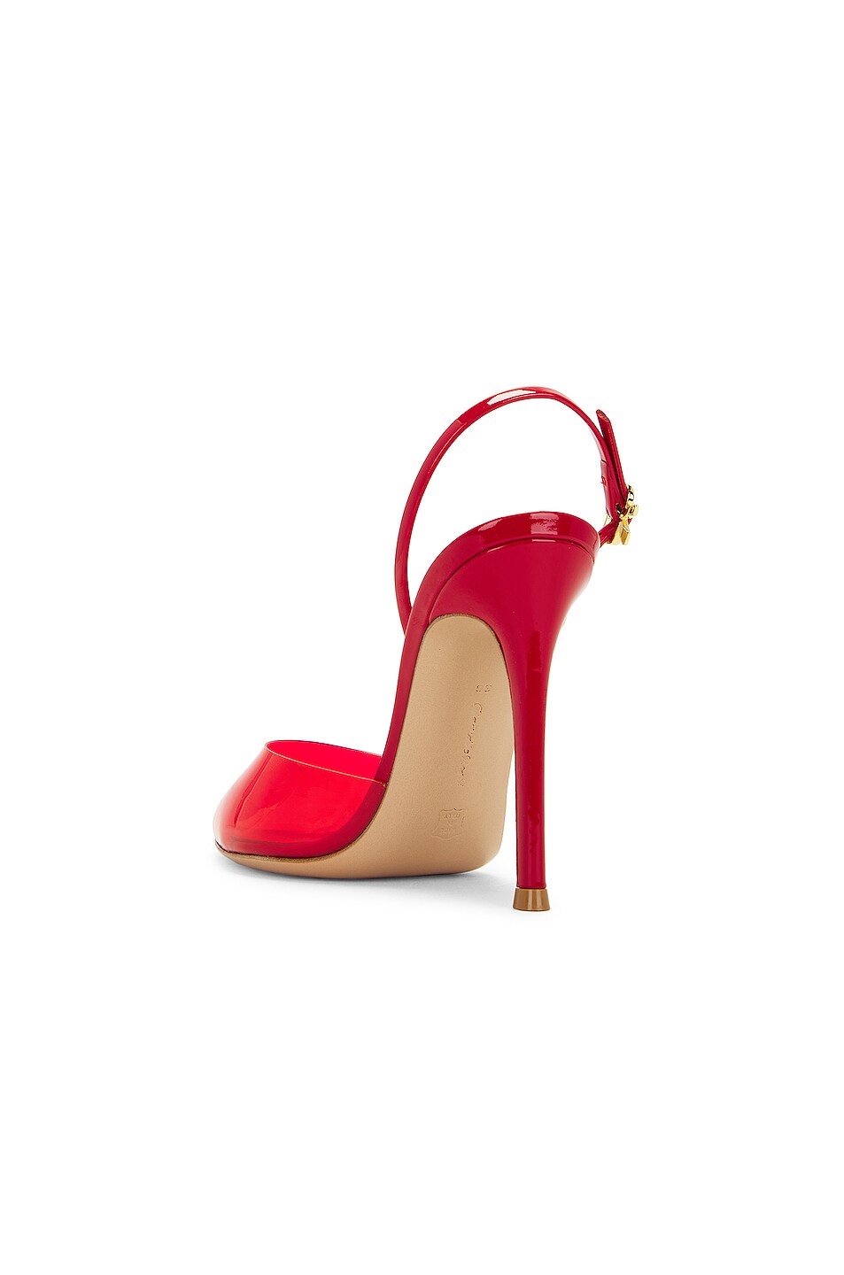 Gianvito Rossi Ribbon D'orsay Pumps in Tabasco Red | FWRD