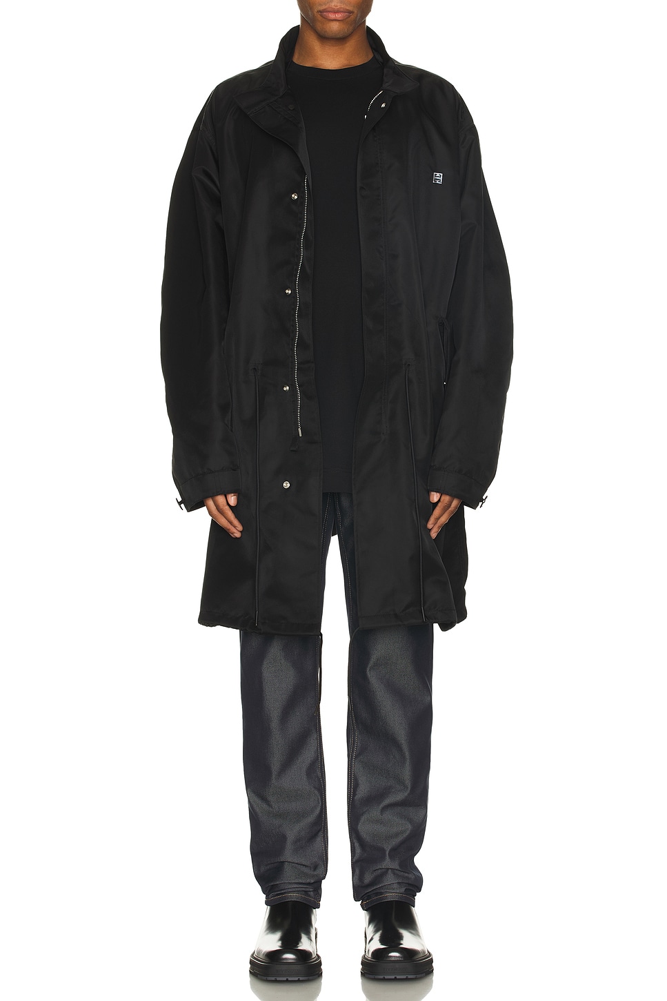 Givenchy Fishtail Parka in Black | FWRD