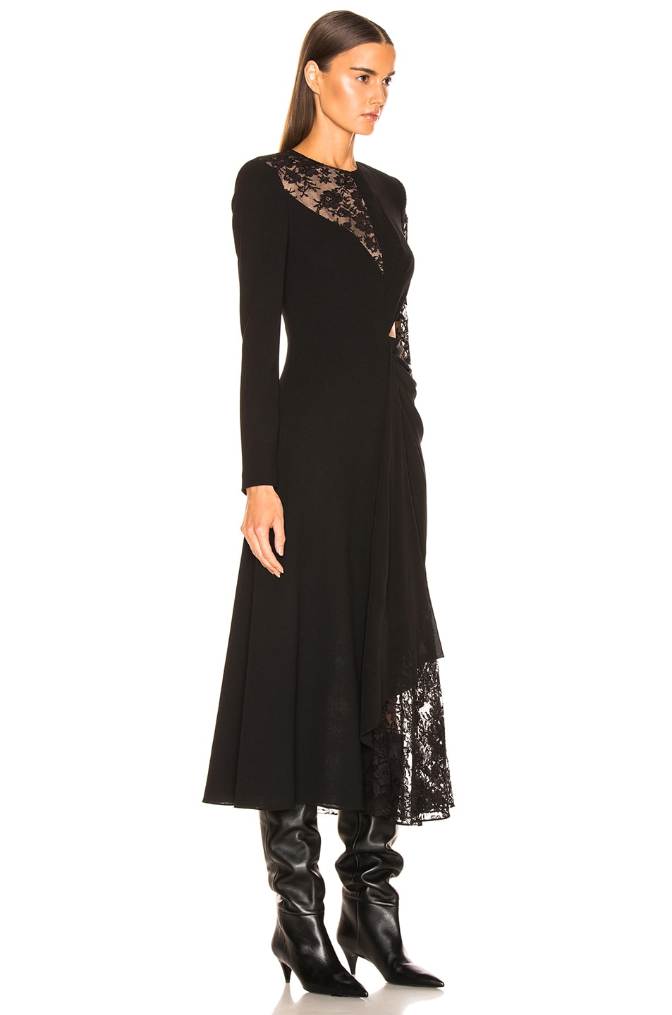 Givenchy Lace Dress in Black | FWRD