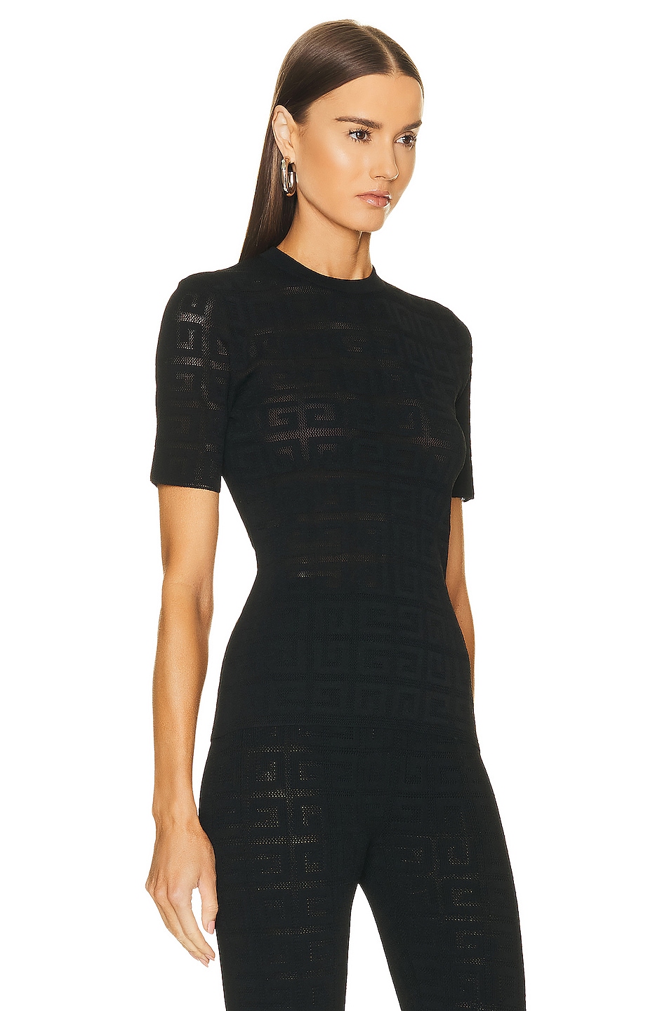 Givenchy Crew Neck Sweater in Black | FWRD