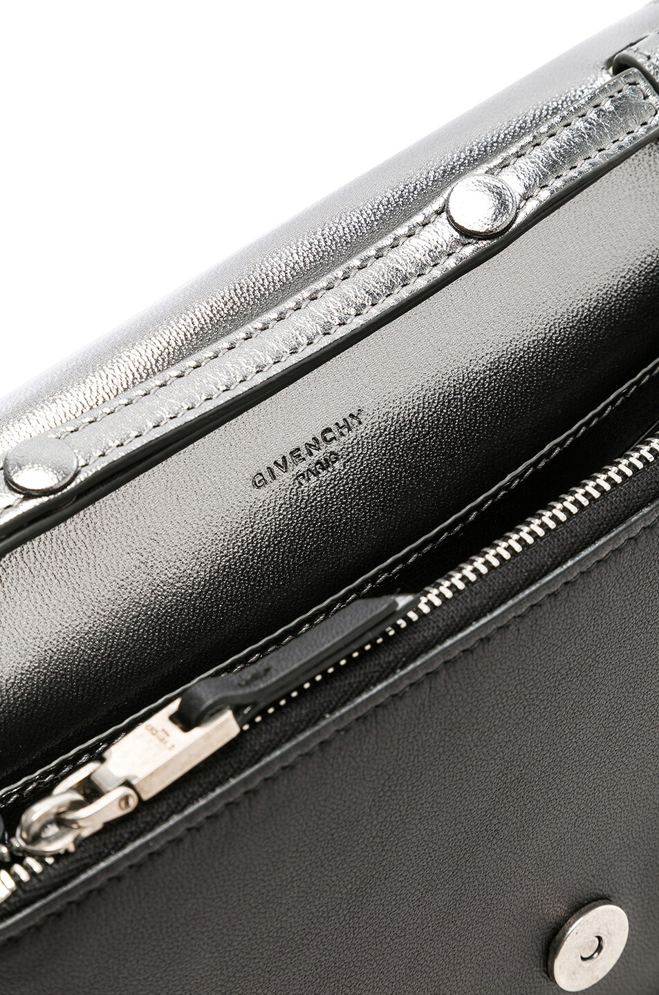 Givenchy Emblem Chain Wallet in Black | FWRD