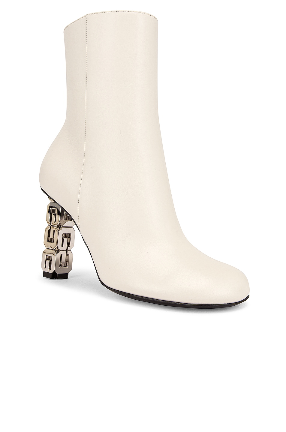 Givenchy G Cube Boots in Ivory | FWRD