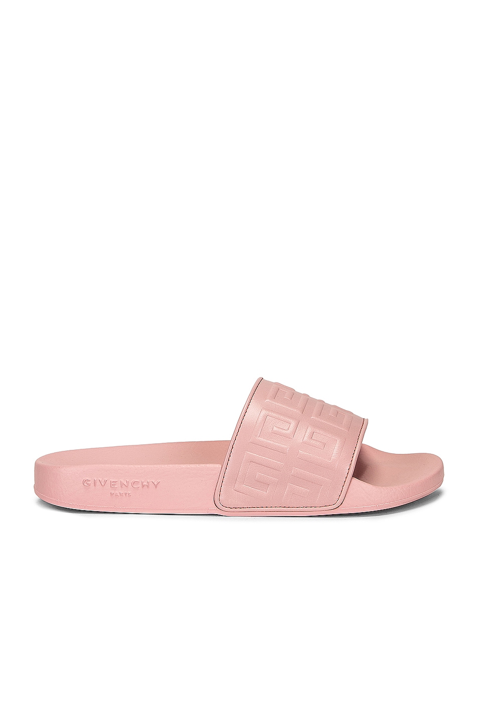 Givenchy 4G Flat Slides in Blush Pink | FWRD