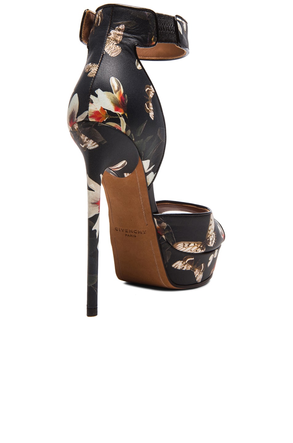 Givenchy Shark Lock Magnolia Leather Heels in Multi | FWRD