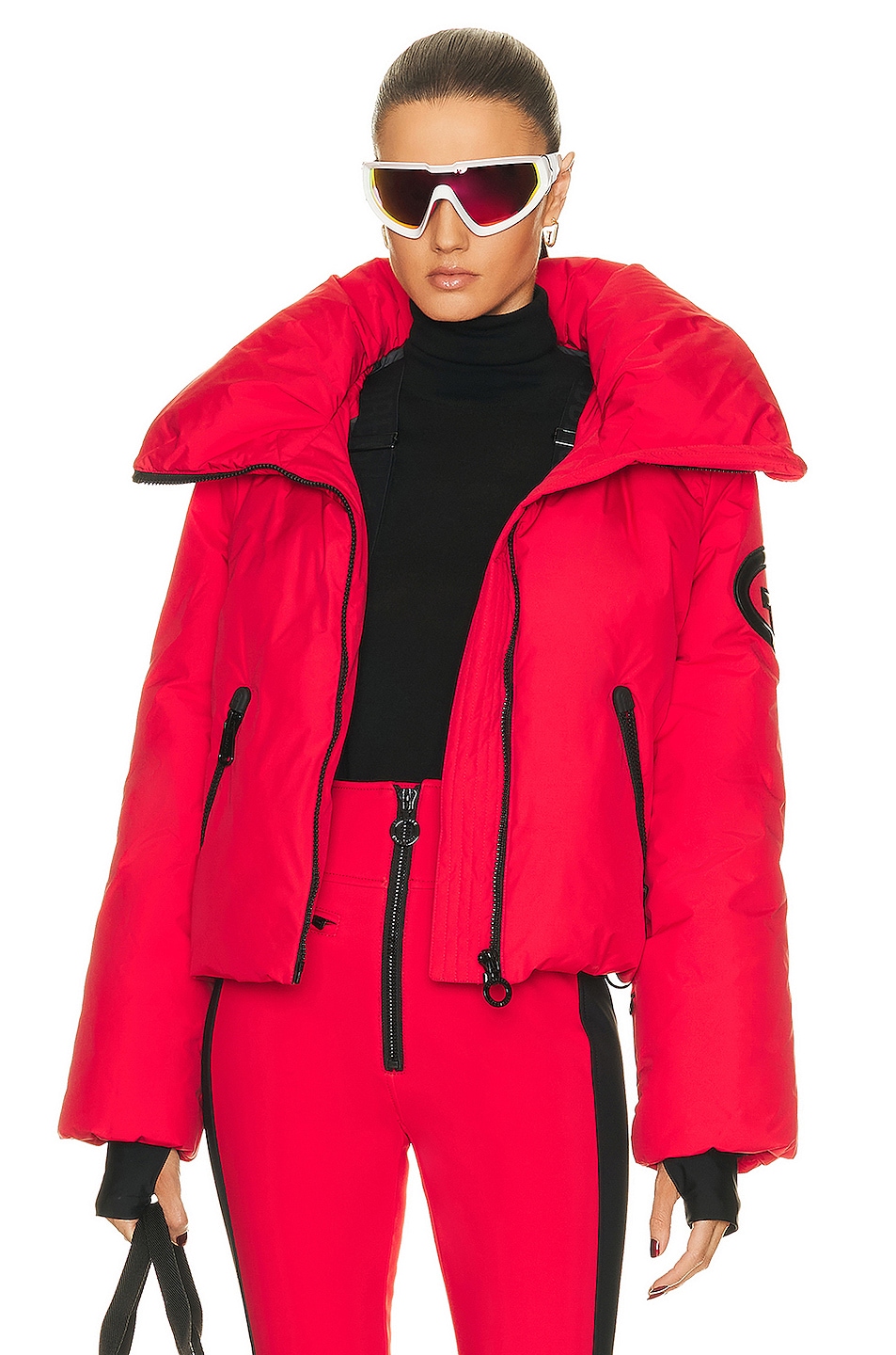 Goldbergh Porter Puffer Jacket in Flame | FWRD