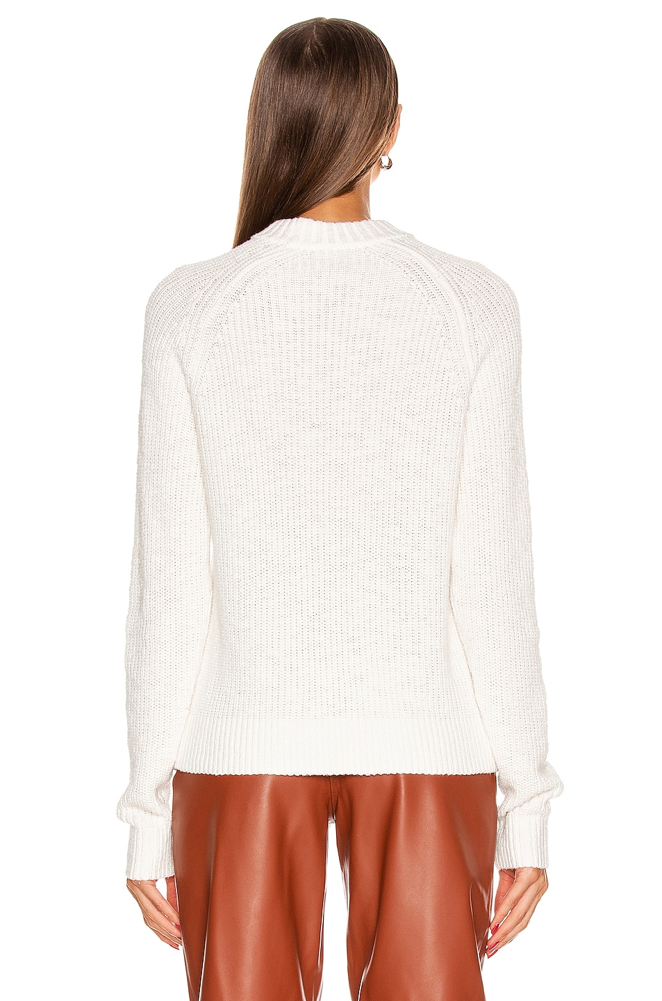 GRLFRND Shawna Sweater in White | FWRD