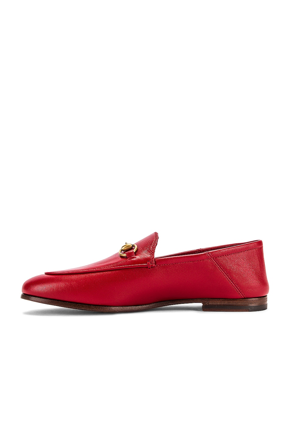 Gucci Brixton Loafers in Hibiscus Red | FWRD