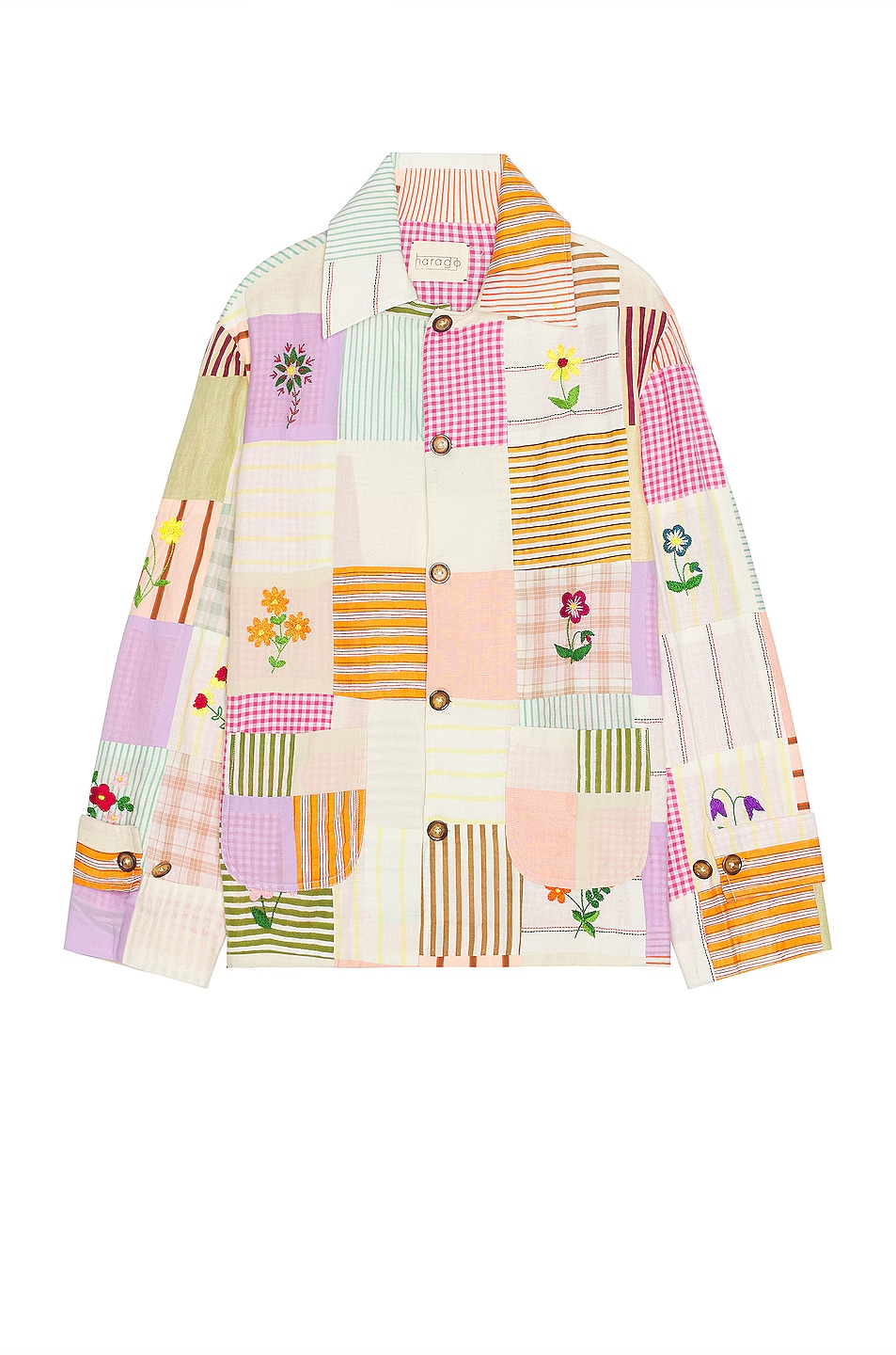 HARAGO FWRD Exclusive 1 of 1 Patchwork Jacket in Multi | FWRD