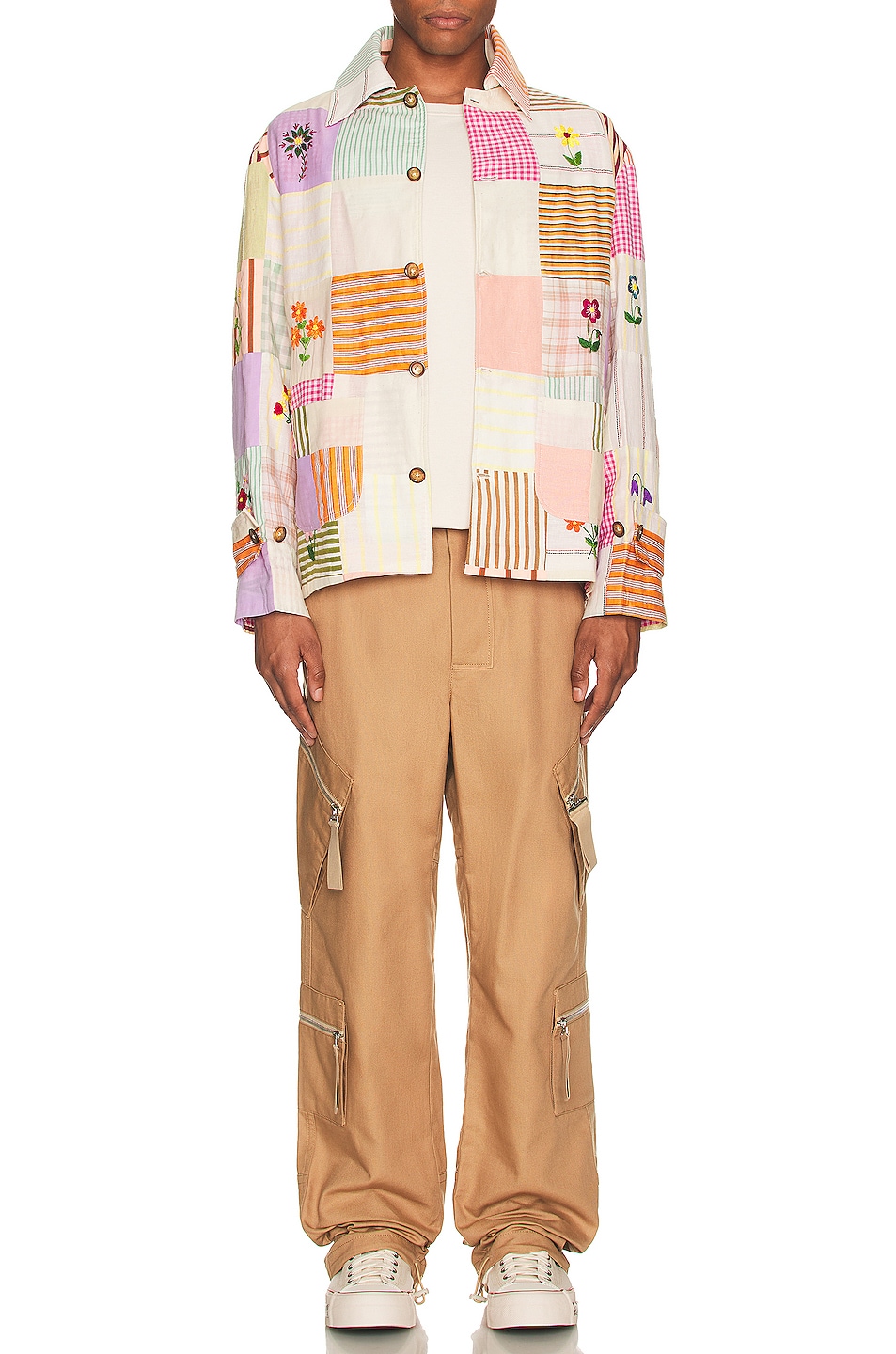 HARAGO FWRD Exclusive 1 of 1 Patchwork Jacket in Multi | FWRD