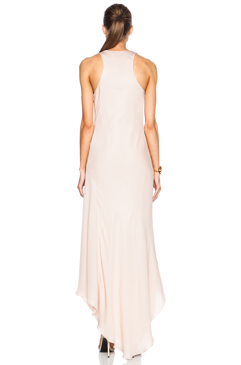 Haute Hippie Racerback Cowl Neck Dress in Blush | FWRD