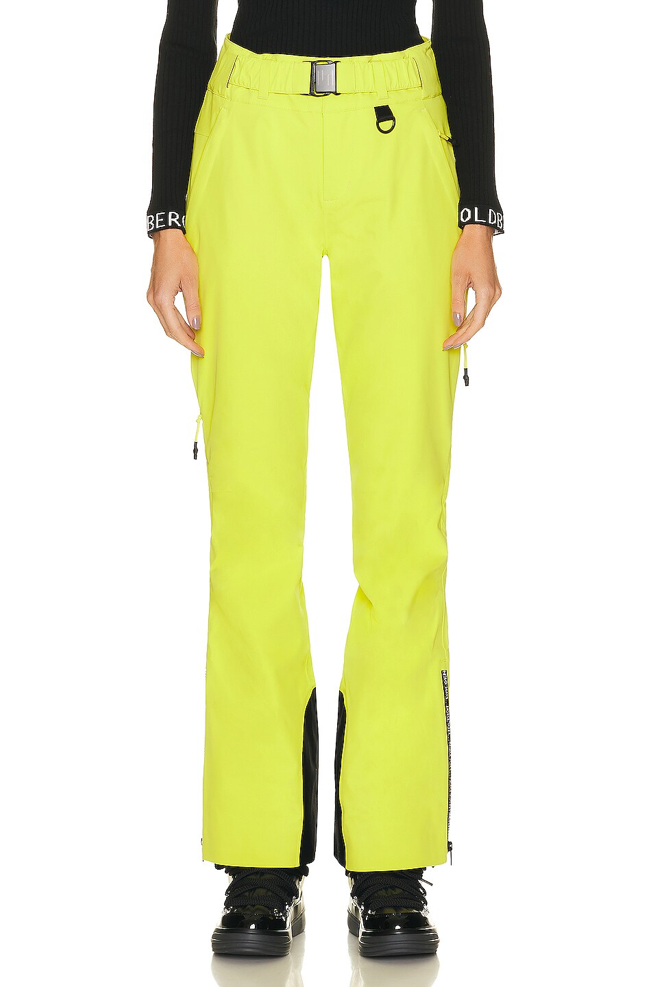 HOLDEN Belted Alpine Pant in Mineral Yellow | FWRD