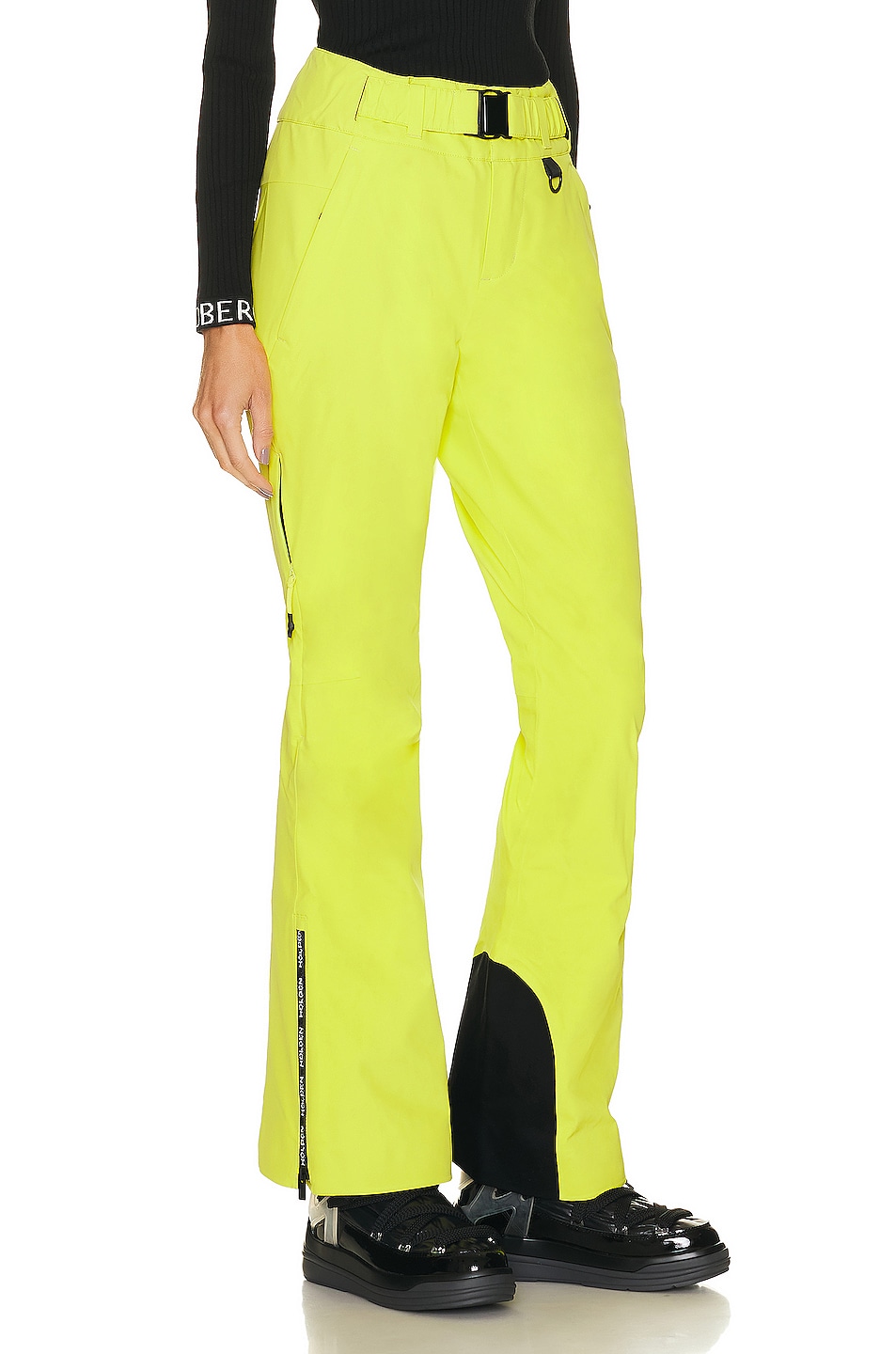 HOLDEN Belted Alpine Pant in Mineral Yellow | FWRD