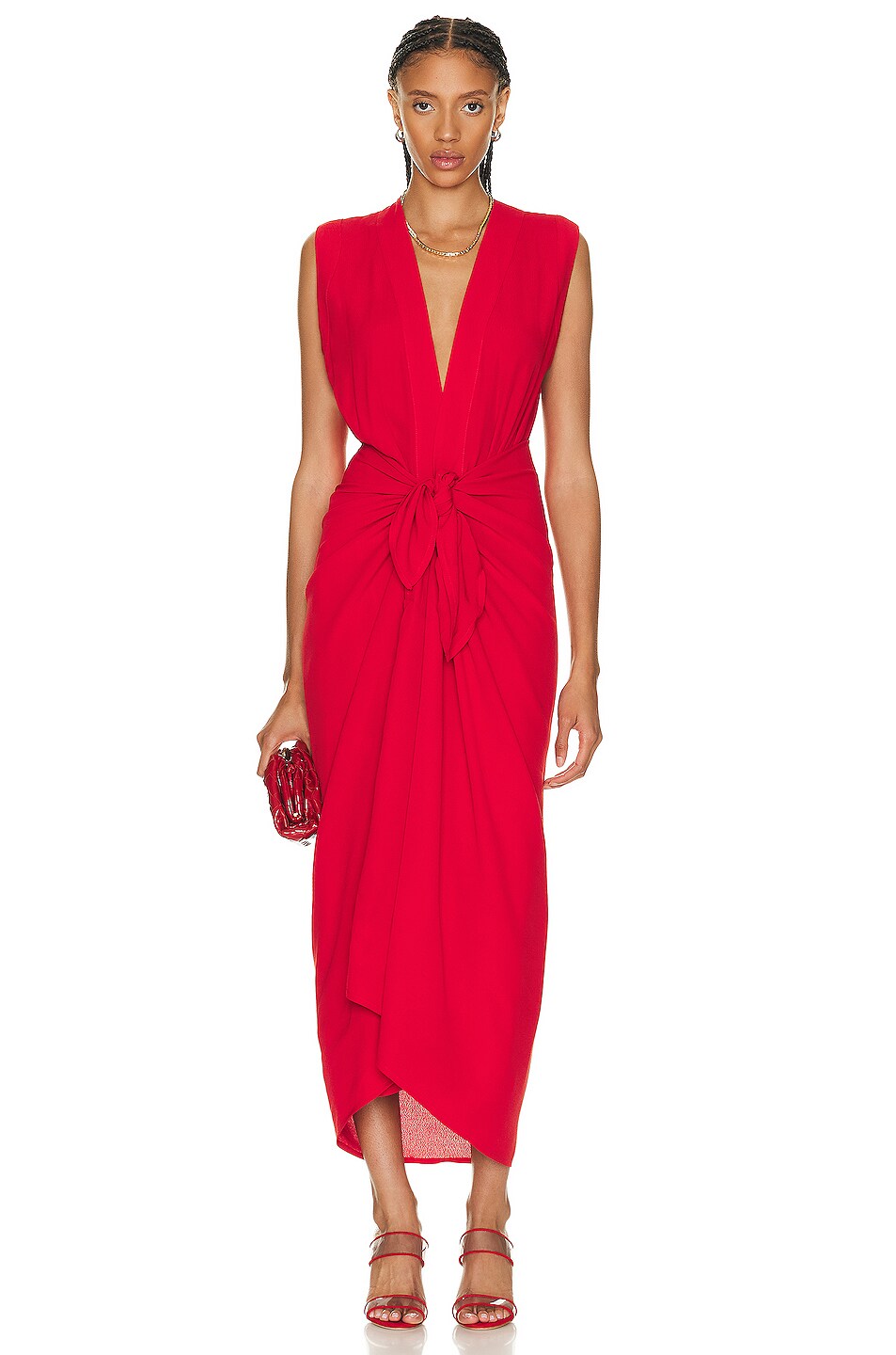 HAIGHT. Helena Dress in Red Shift | FWRD