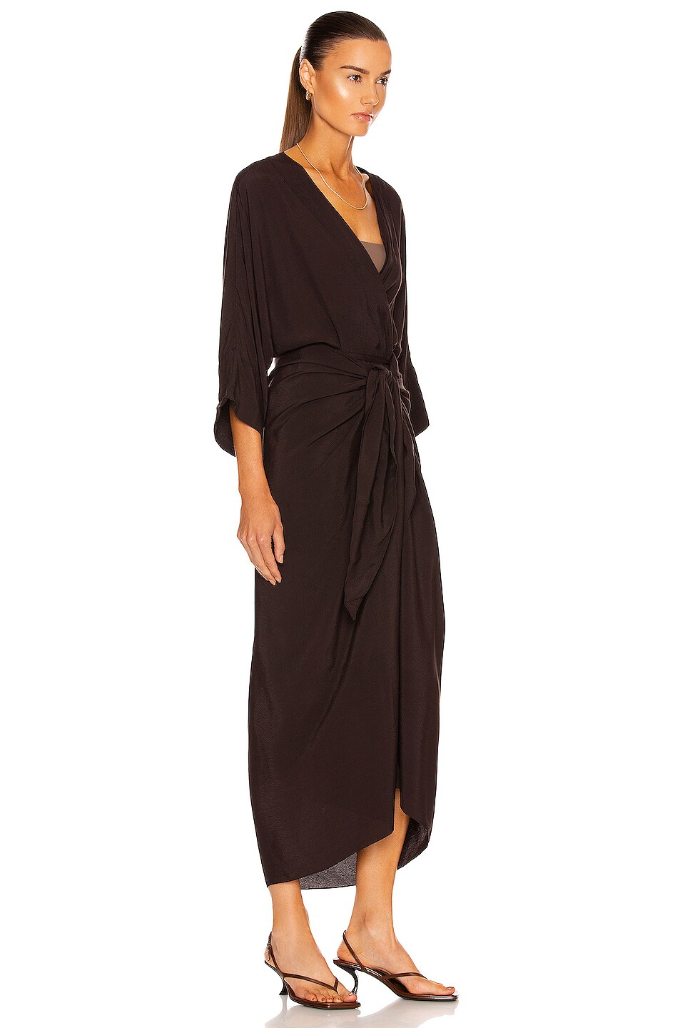 HAIGHT. Knot Dress in Black | FWRD