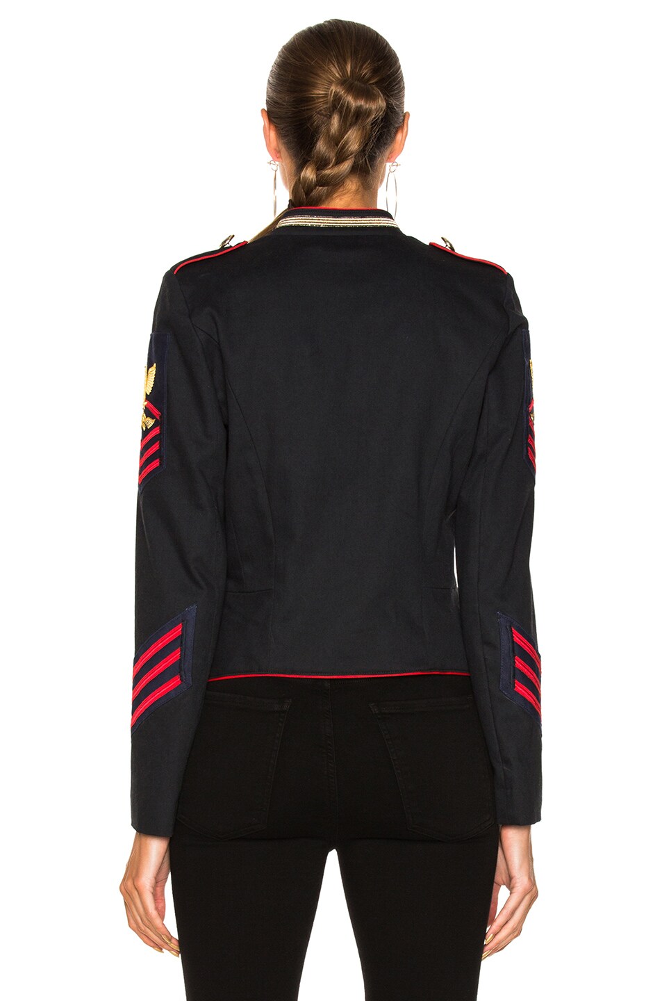 HISTORY REPEATS Military Jacket in Navy | FWRD