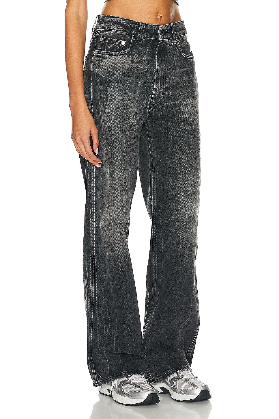 Haikure Winona Straight Leg Jeans in Spider Black | FWRD