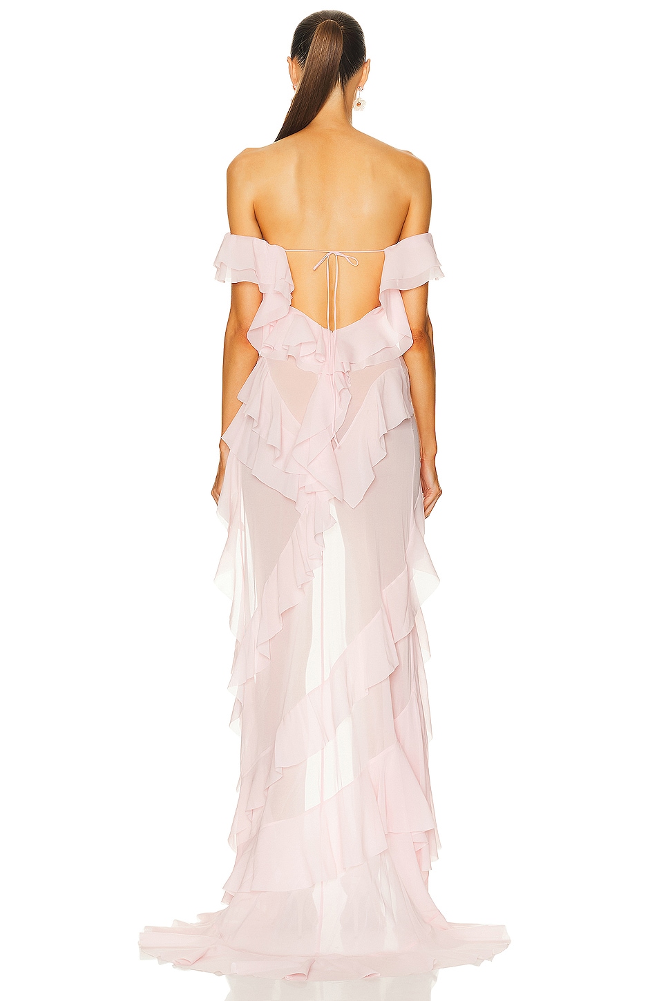 Helsa The Thea Gown in Blush | FWRD