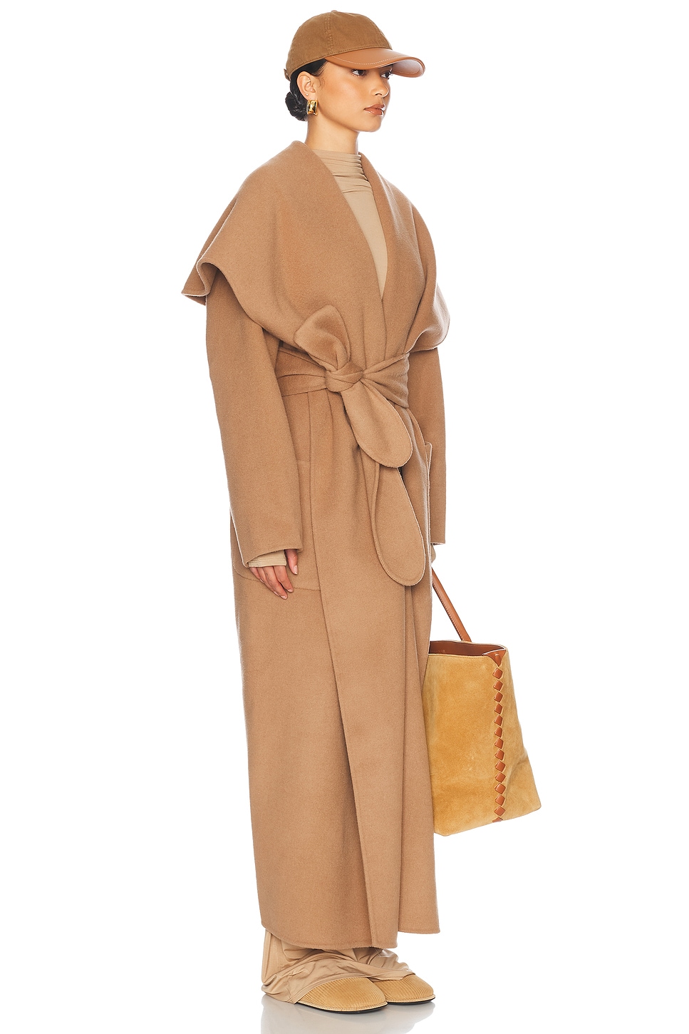 Helsa The Throw Coat in Camel | FWRD