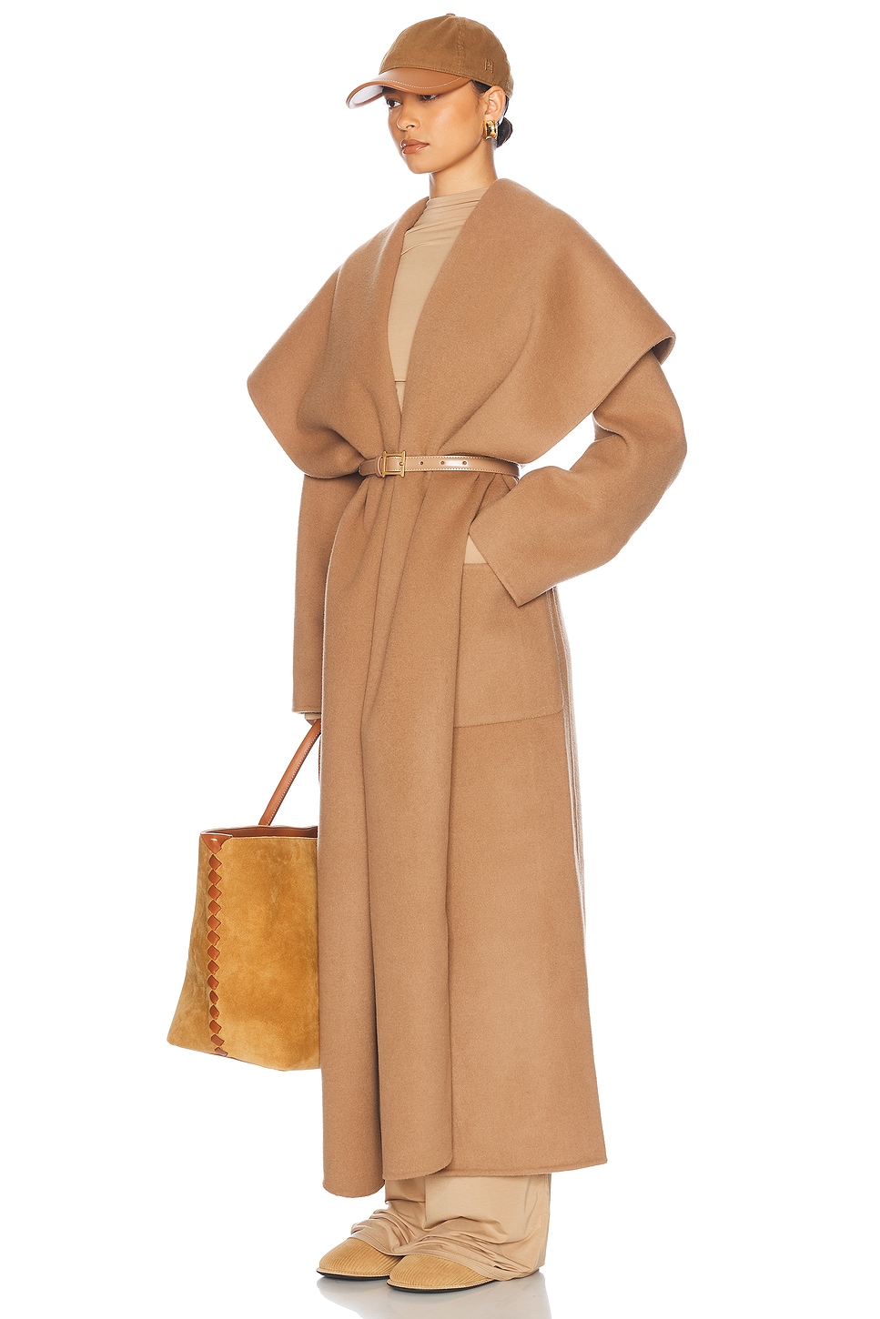 Helsa The Throw Coat in Camel | FWRD