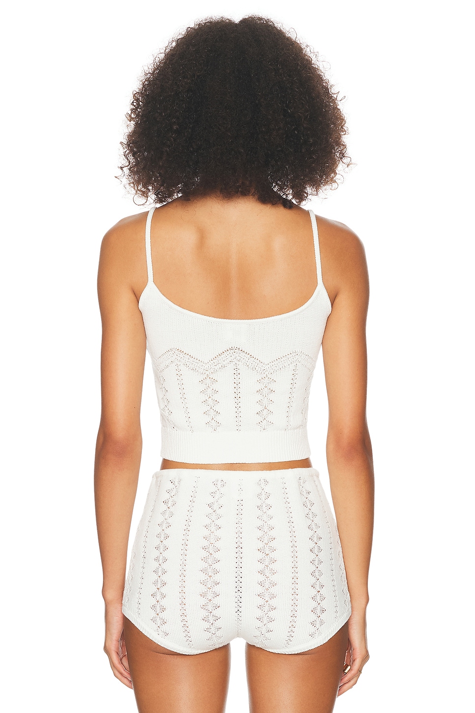 Helsa Adam Tank Top in Ivory | FWRD